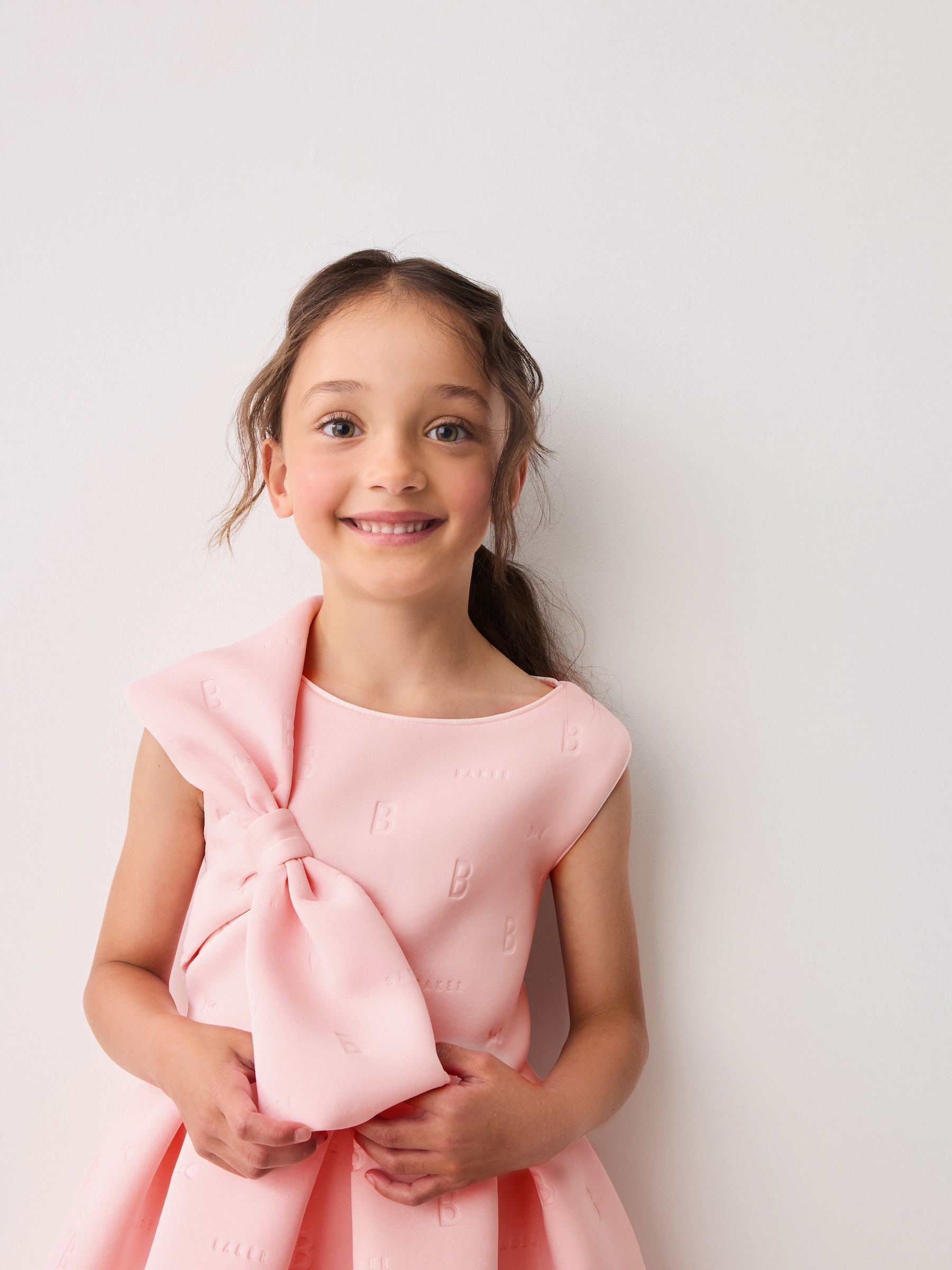 Buy Pink - Baker by Ted Baker Bow Scuba Dress from Next Germany
