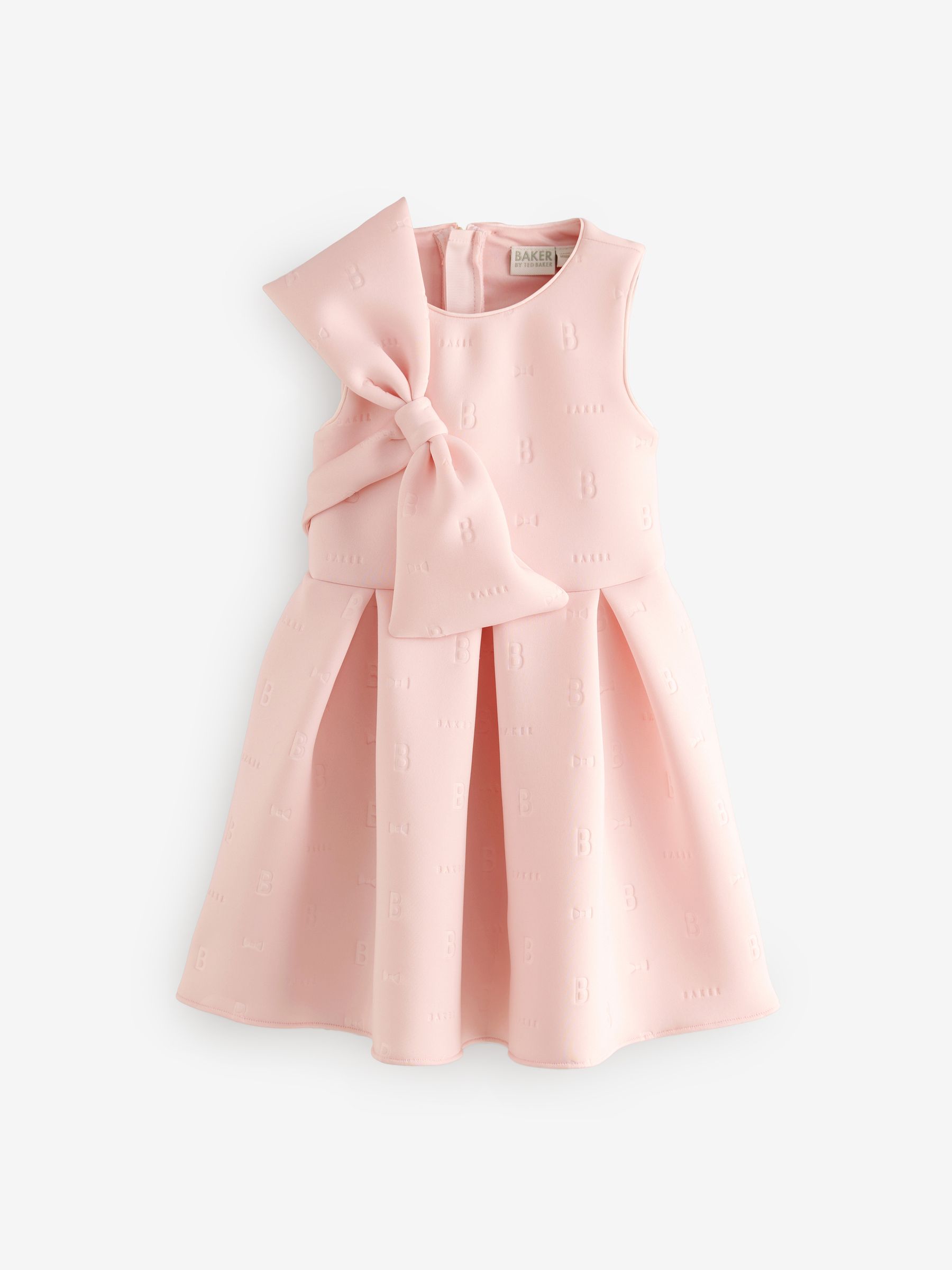 Buy Pink - Baker by Ted Baker Bow Scuba Dress from Next Germany