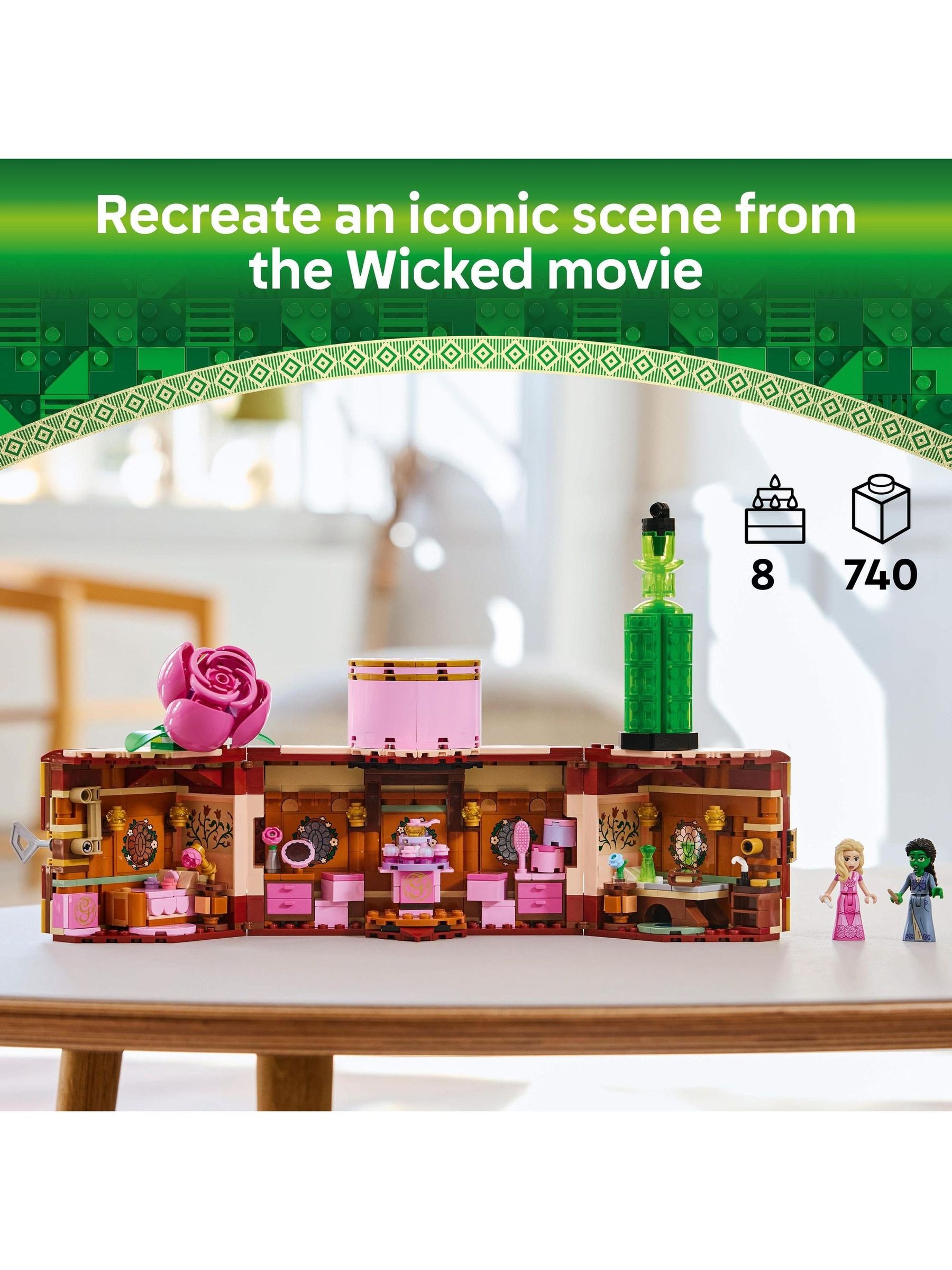 Buy Lego Wicked Glinda Elphabas Dormitory Set 75683 from the Next UK ...