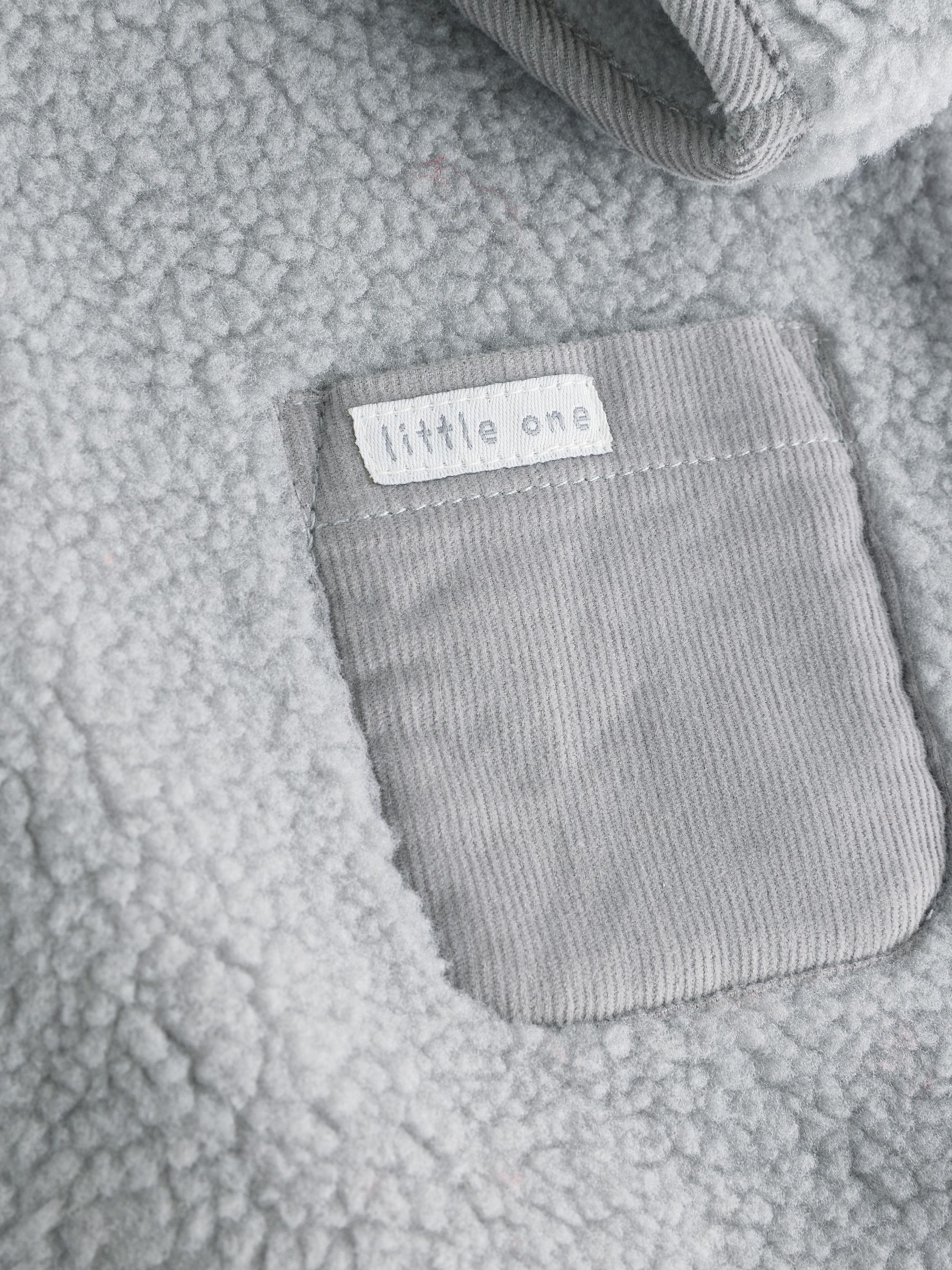 Buy Grey Bear Cosy Borg Fleece Baby Jacket from the Next UK online shop