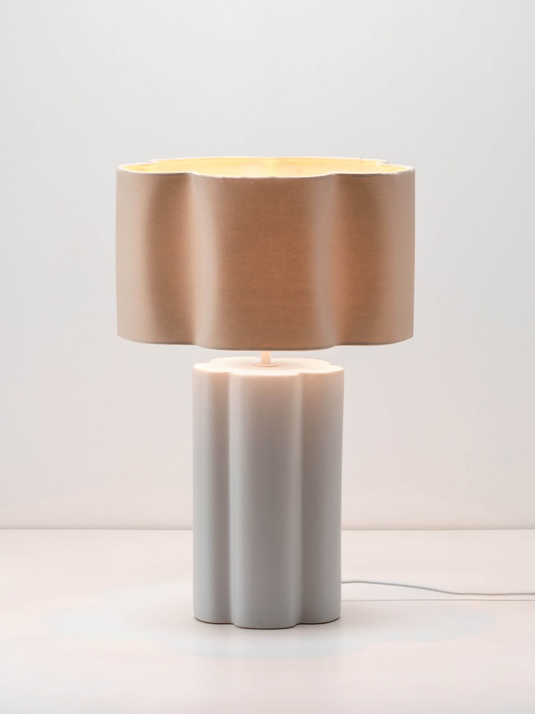 Buy Houseof. White Flower Ceramic Table Light from the Next UK online shop