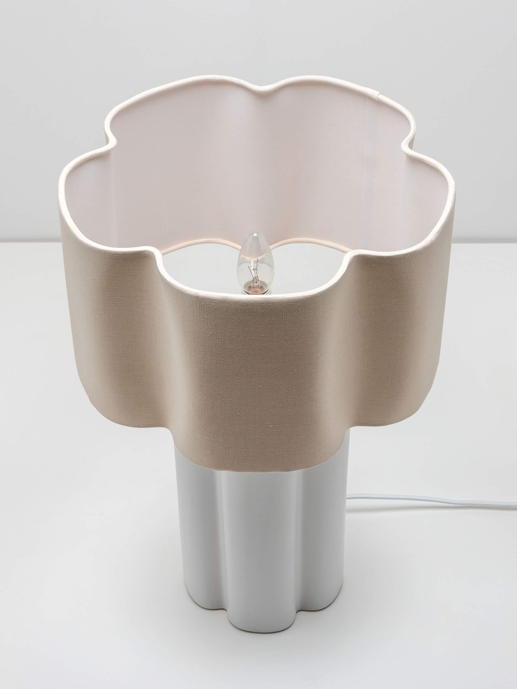 Buy Houseof. White Flower Ceramic Table Light from the Next UK online shop