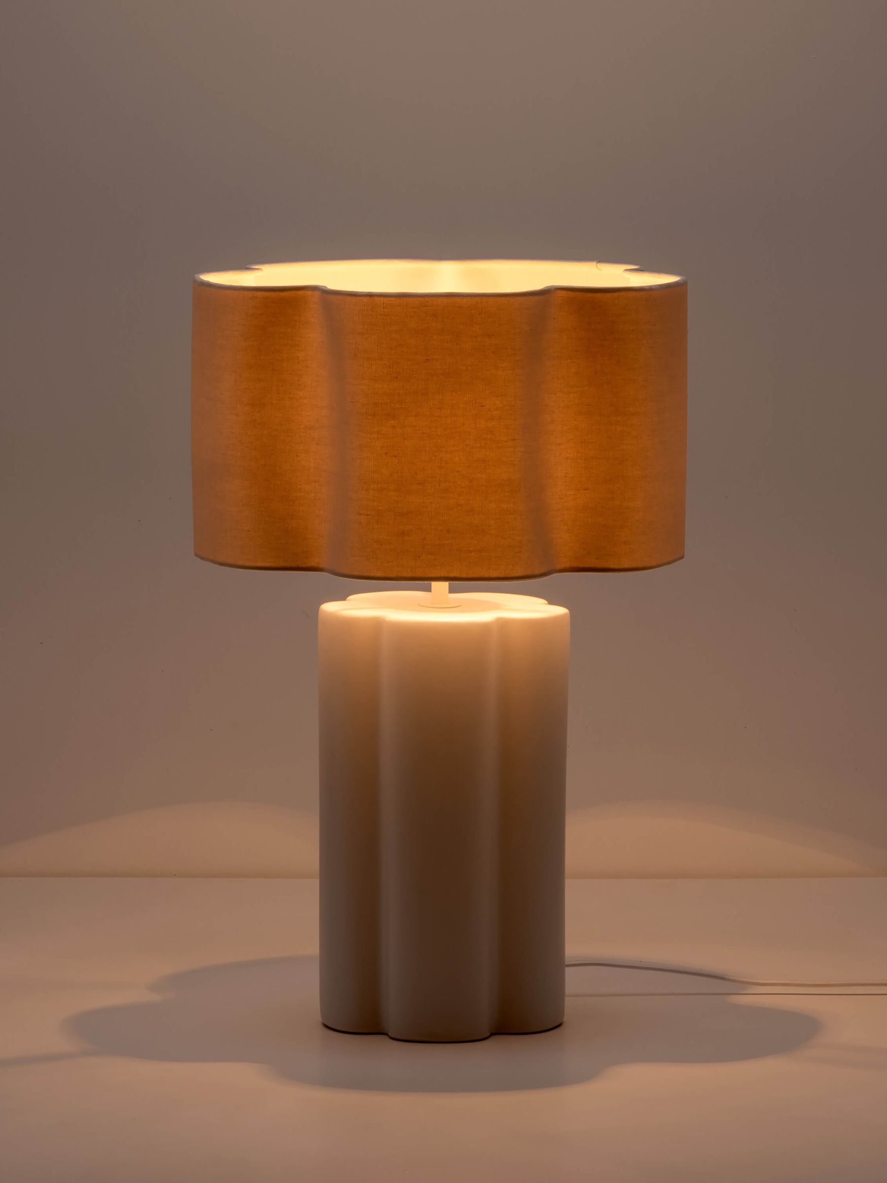 Buy Houseof. White Flower Ceramic Table Light from the Next UK online shop