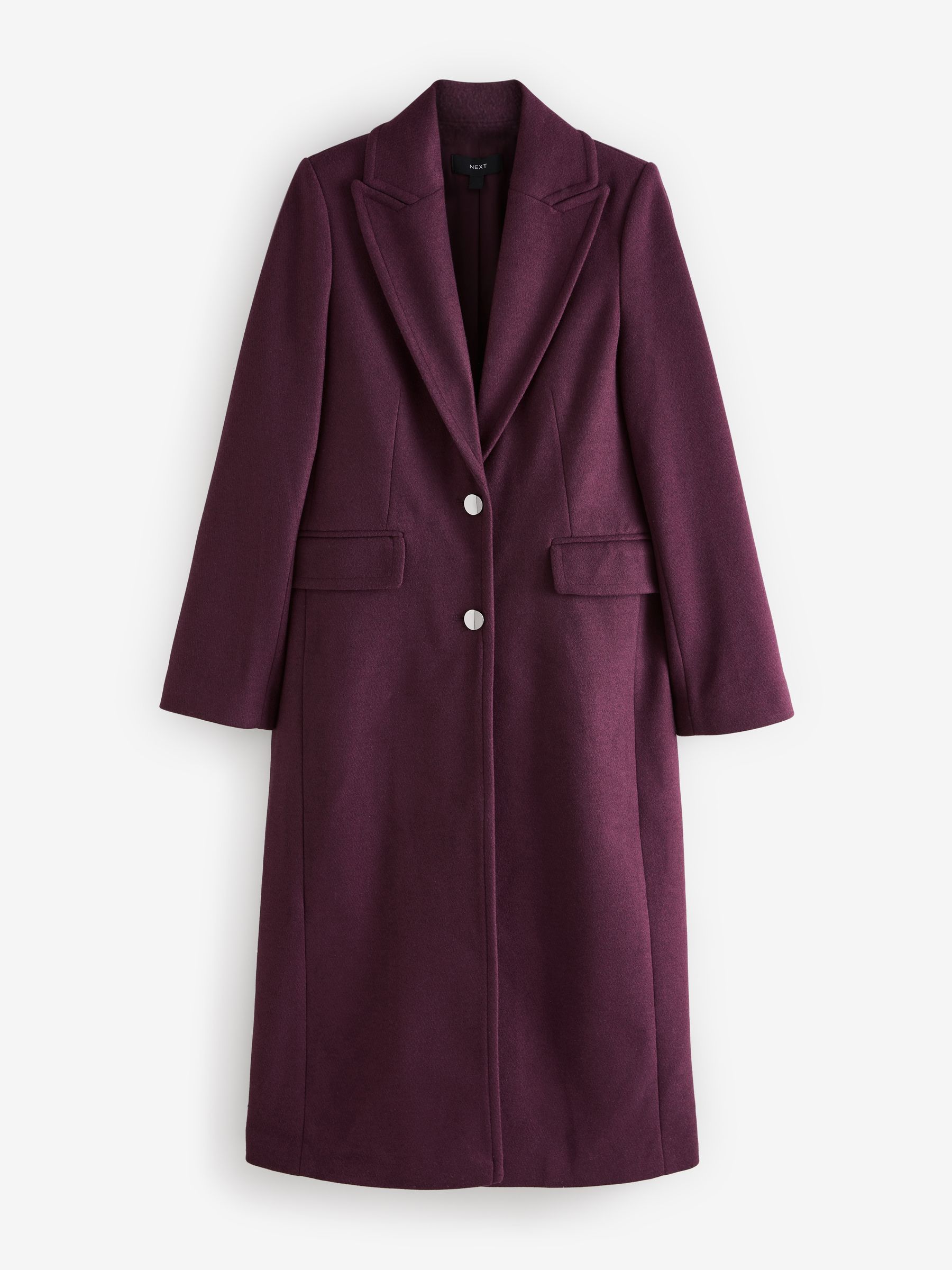 Buy Berry Red Revere Collar Coat from the Next UK online shop