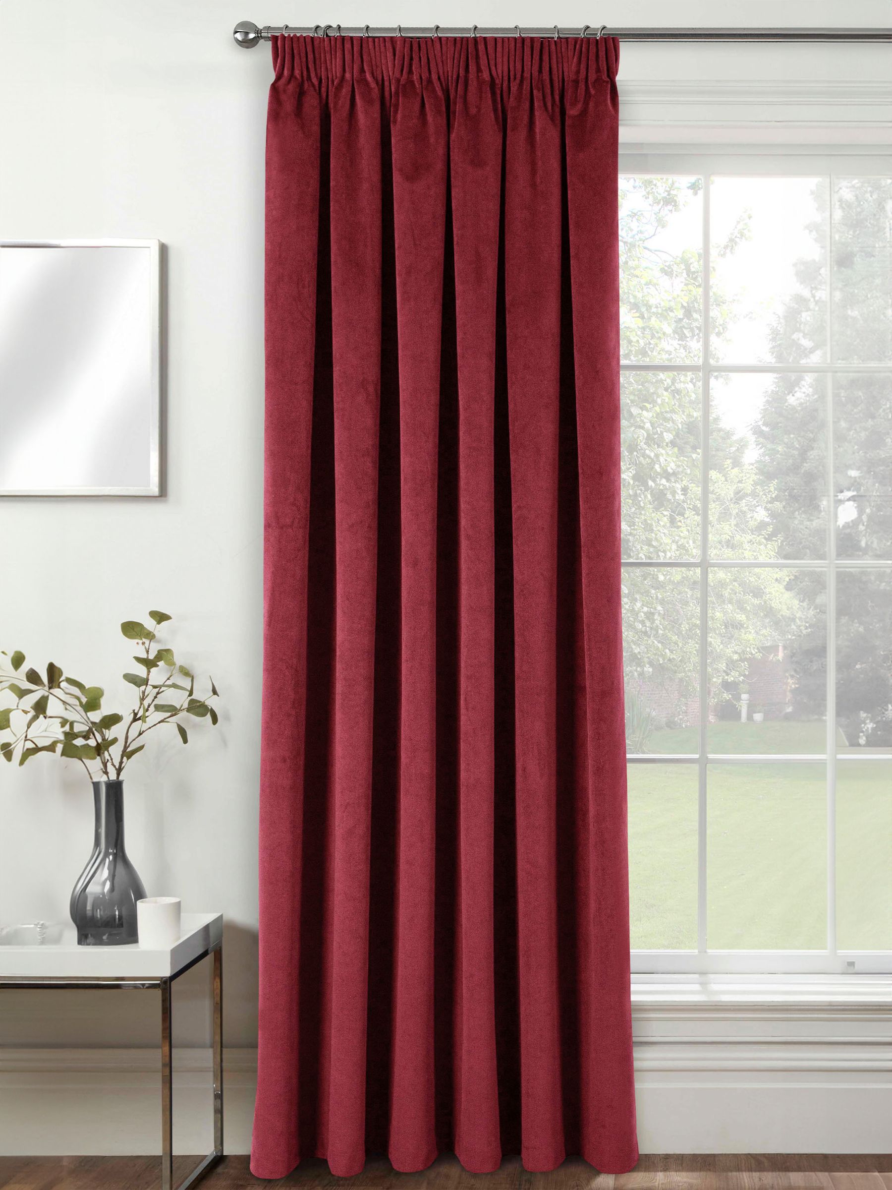 Buy Enhanced Living Red Thermal Blackout Singl Curtain from the Next UK ...