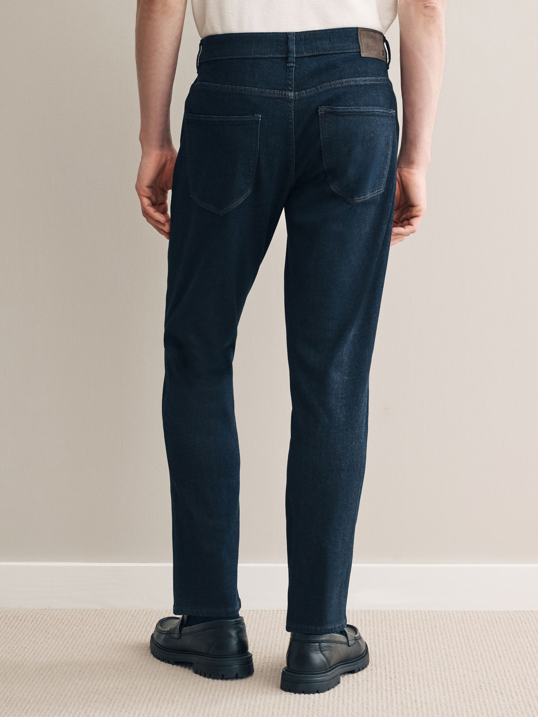 Buy Blue Indigo Rinse Slim Fit Motion Flex Ultra Soft Jeans from the ...