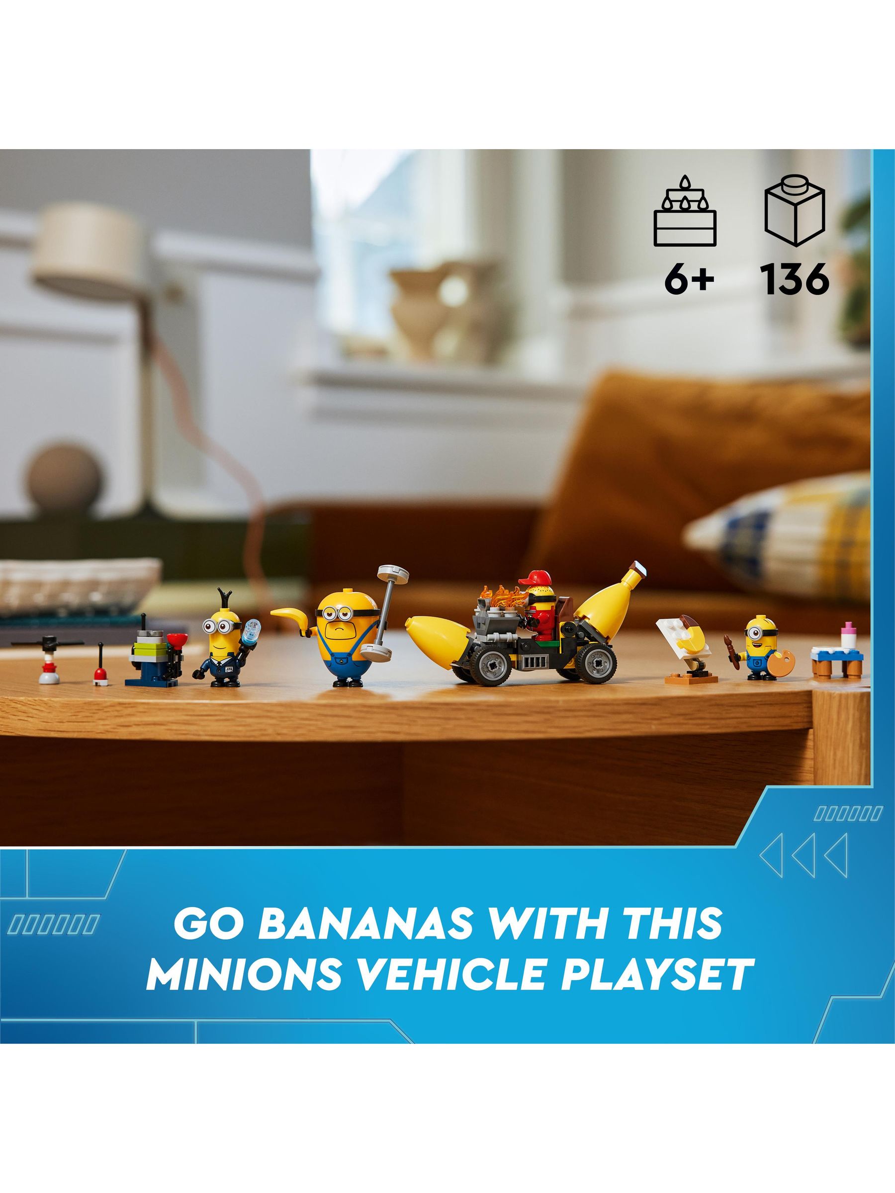 Buy LEGO Despicable Me Minions and Banana Car Toy from the Next UK ...