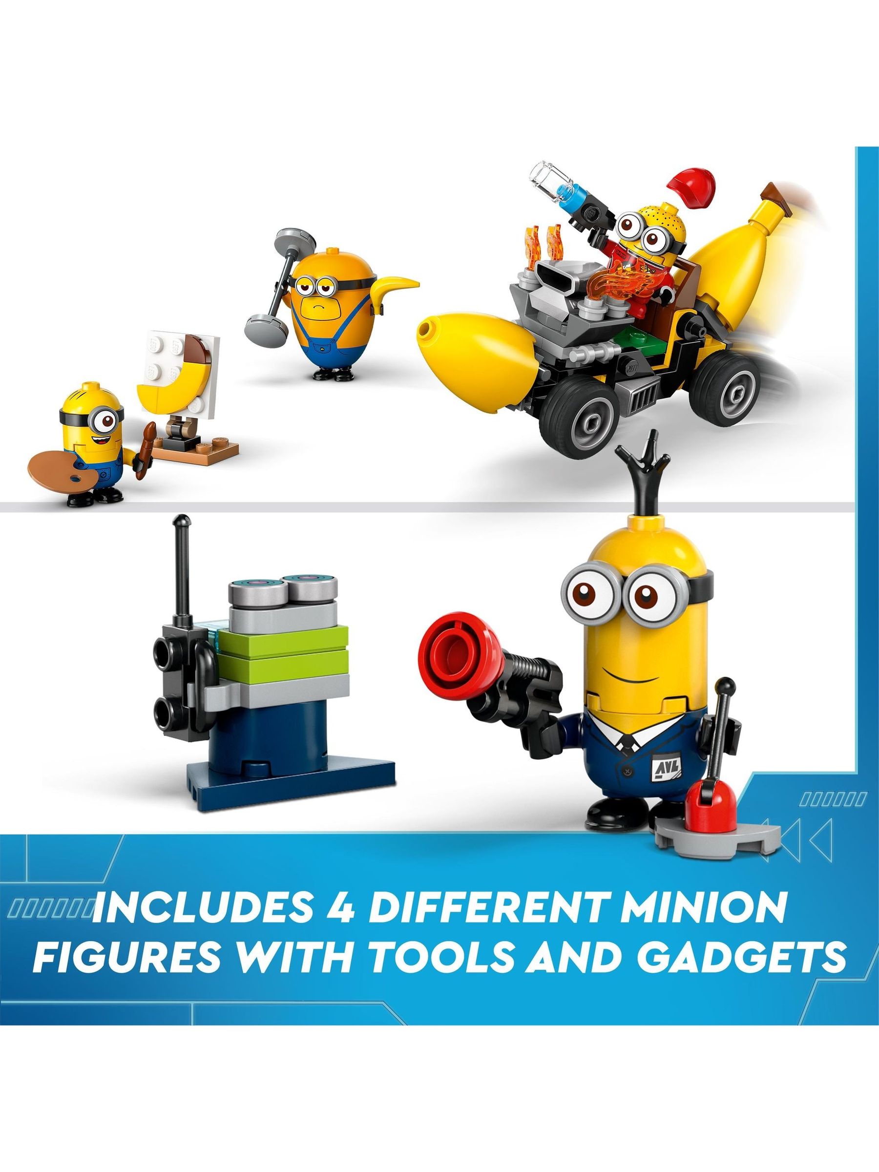 Buy LEGO Despicable Me Minions and Banana Car Toy from the Next UK ...