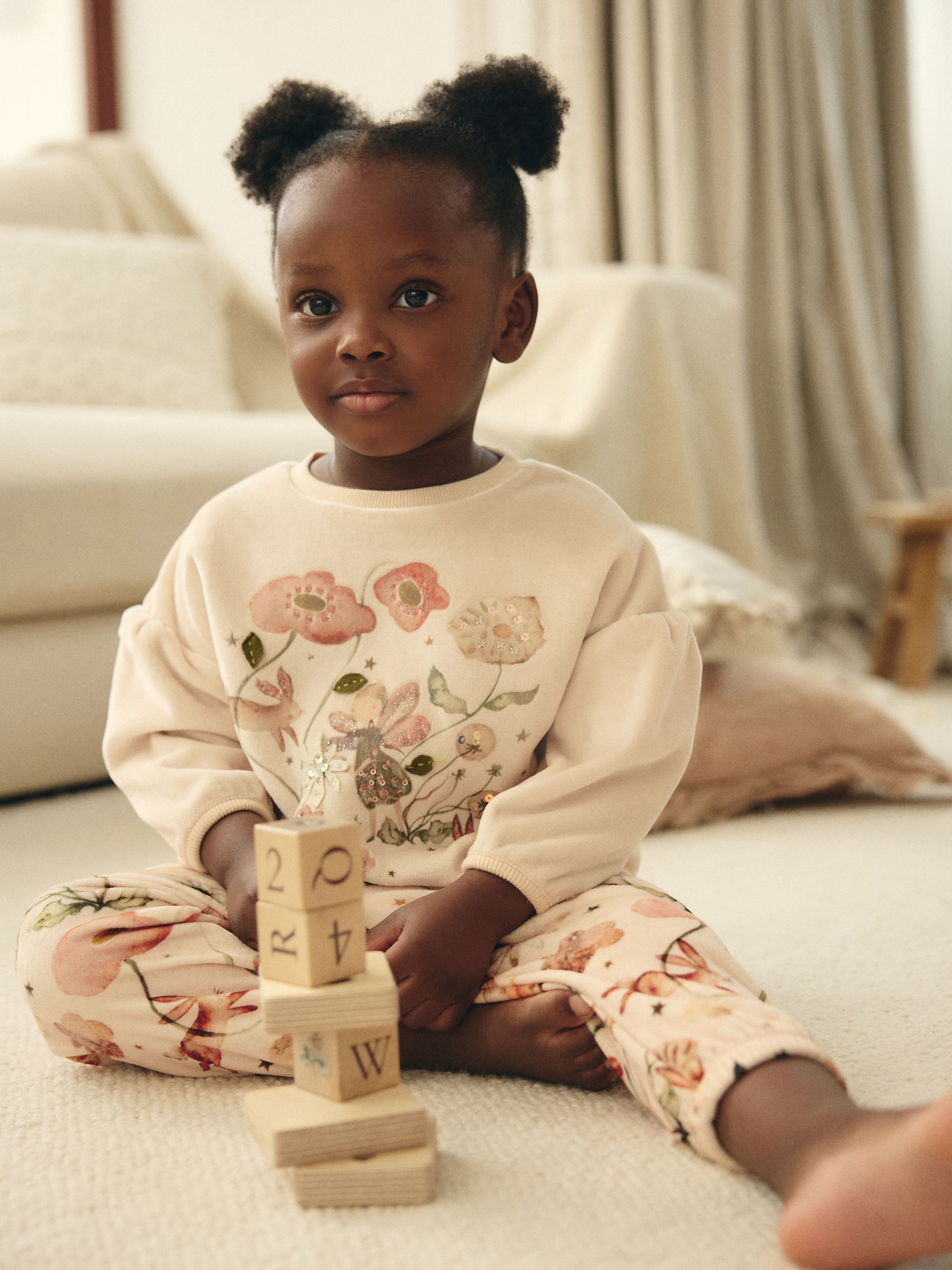 Buy Neutral Cream Fairy Cosy Fleece Pyjamas (9mths-10yrs) from the Next ...
