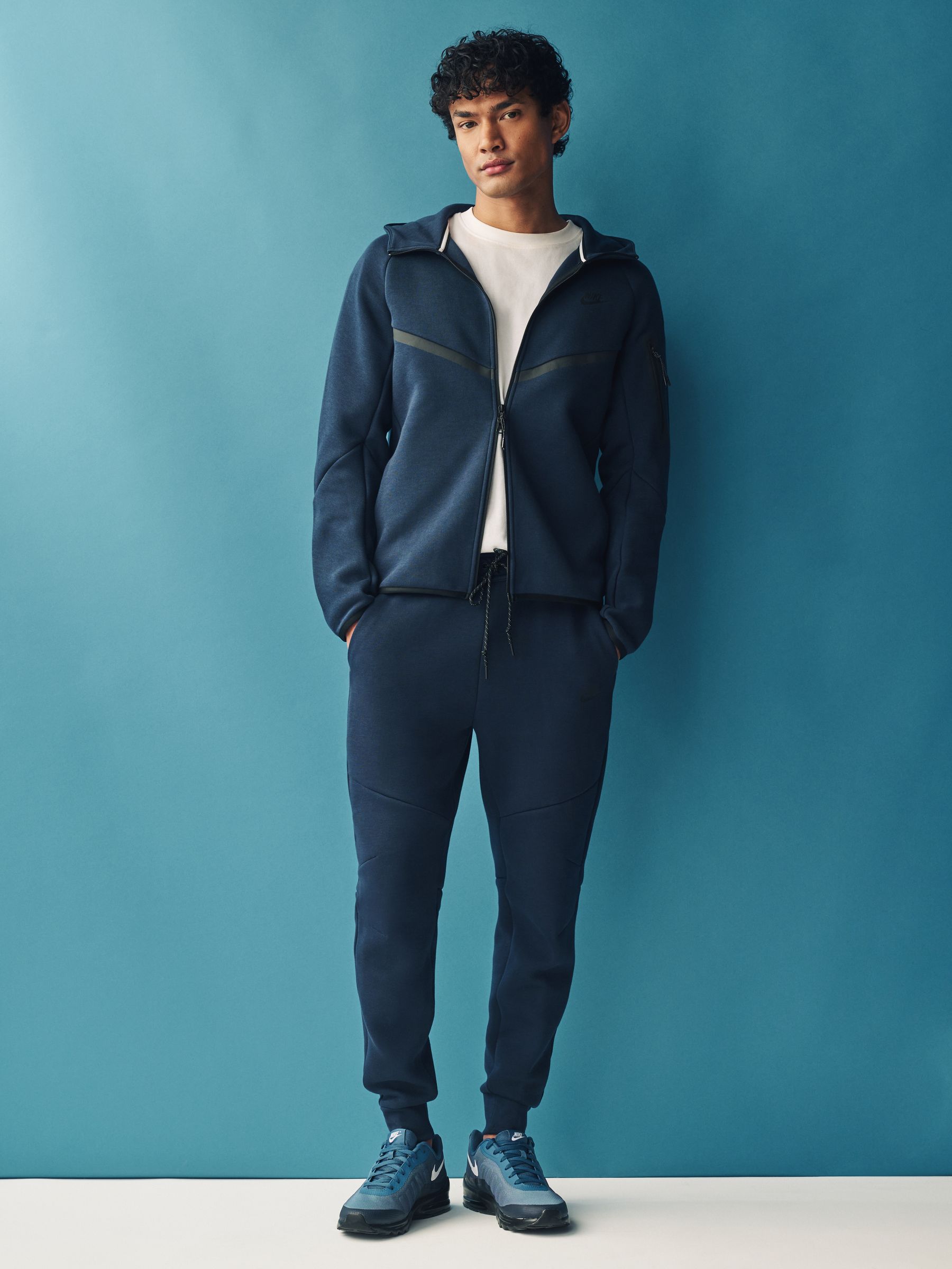 Buy Nike Navy Tech Fleece Joggers from the Next UK online shop