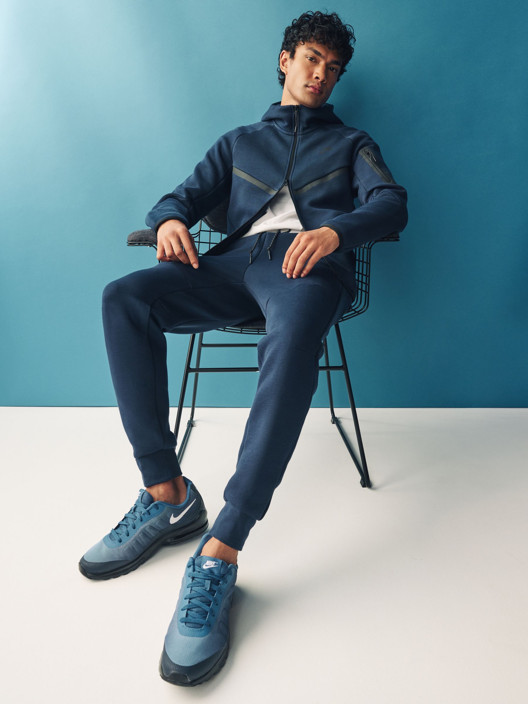 Buy Nike Navy Tech Fleece Joggers from the Next UK online shop