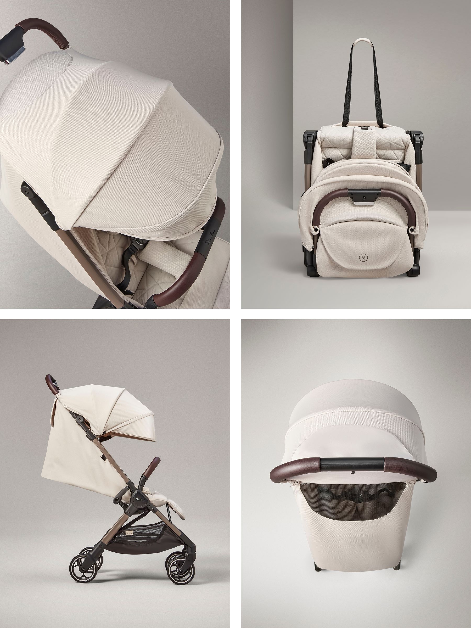 Buy Silver Cross Almond Clic Compact Pushchair and Footmuff Bundle from ...