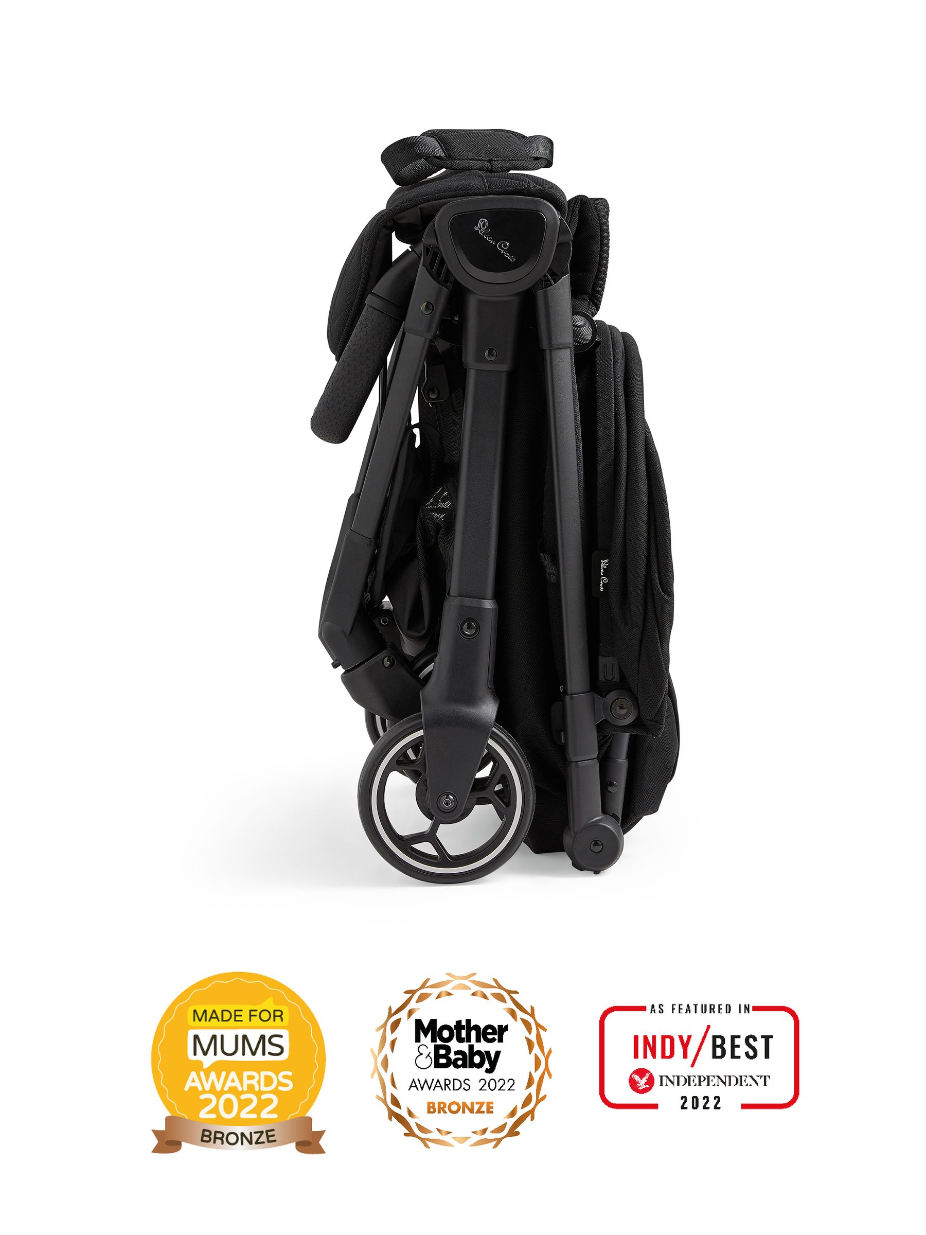 Buy Silver Cross Black Clic Compact Pushchair and Footmuff Bundle from ...