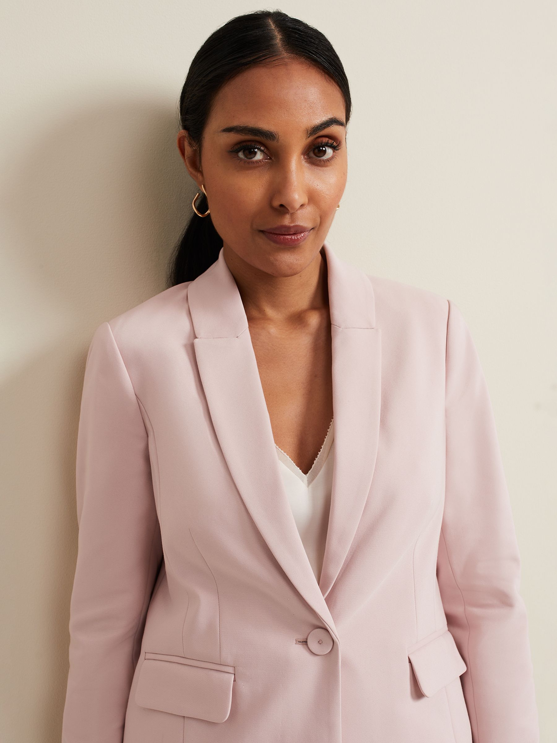 Buy Phase Eight Pink Petite Ulrica Fitted Jacket from the Next UK ...