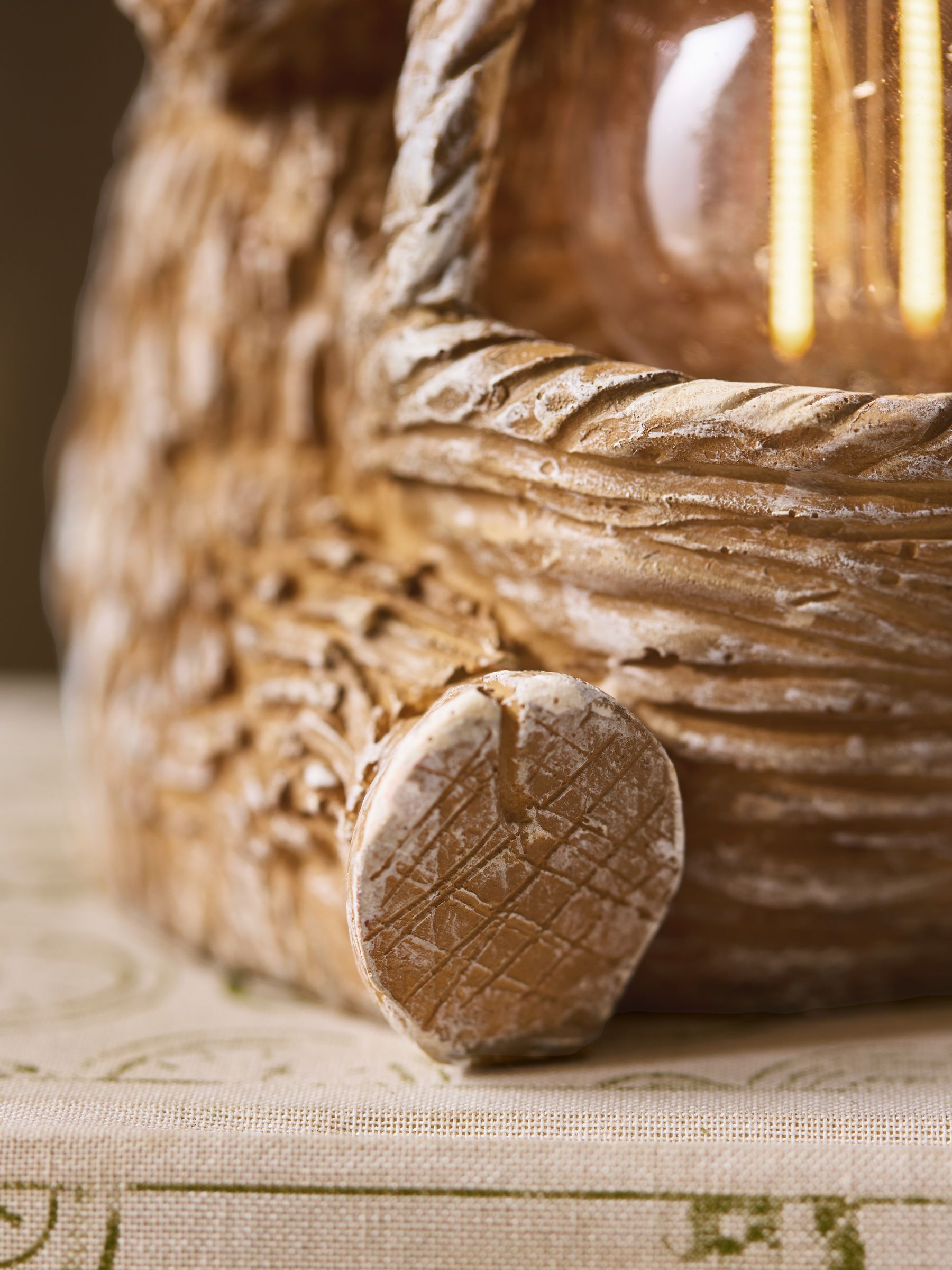 Buy Natural Hamish The Highland Cow with Basket Feature Light from the ...