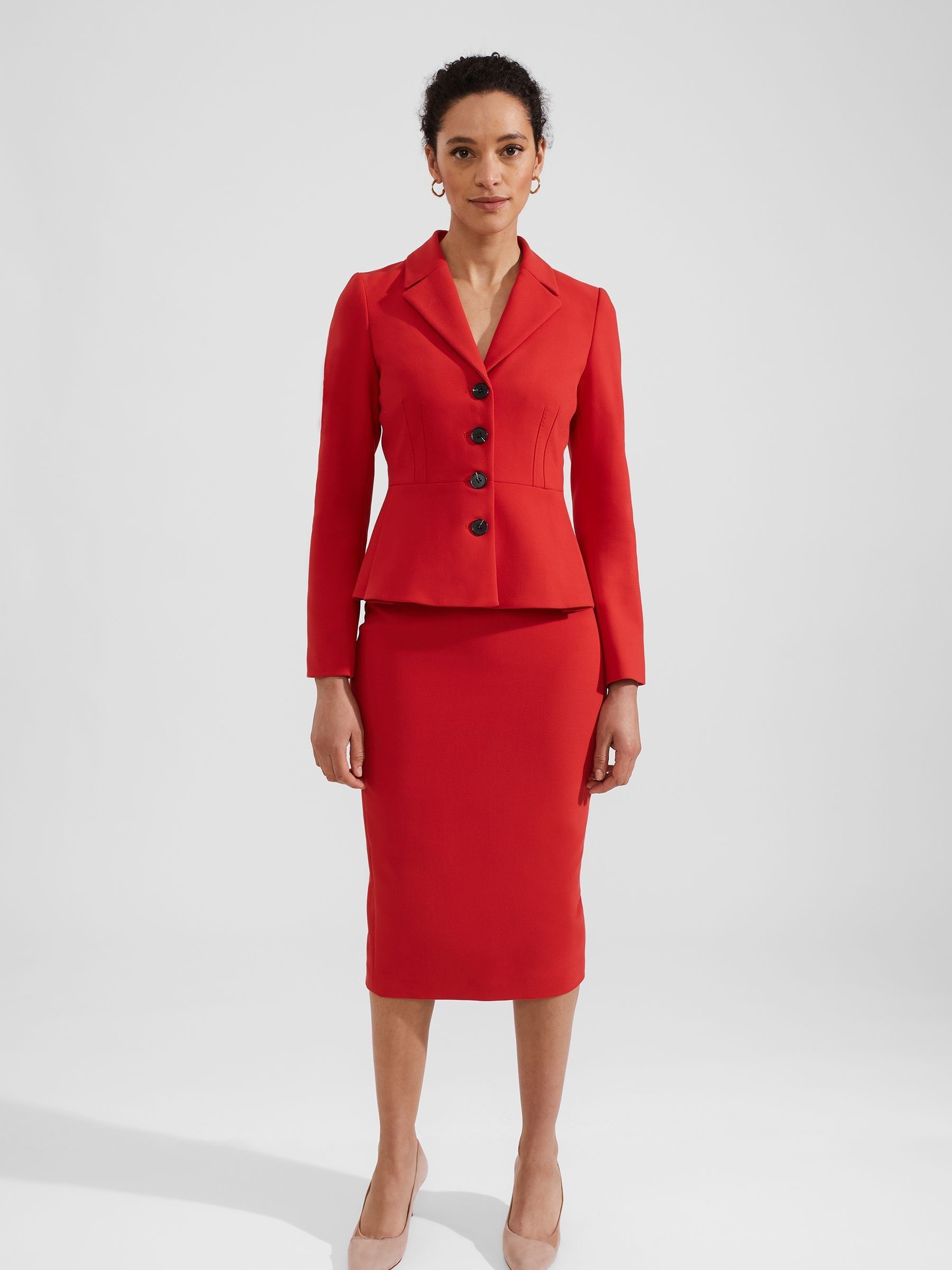Buy Hobbs Red Brielle Jacket from the Next UK online shop