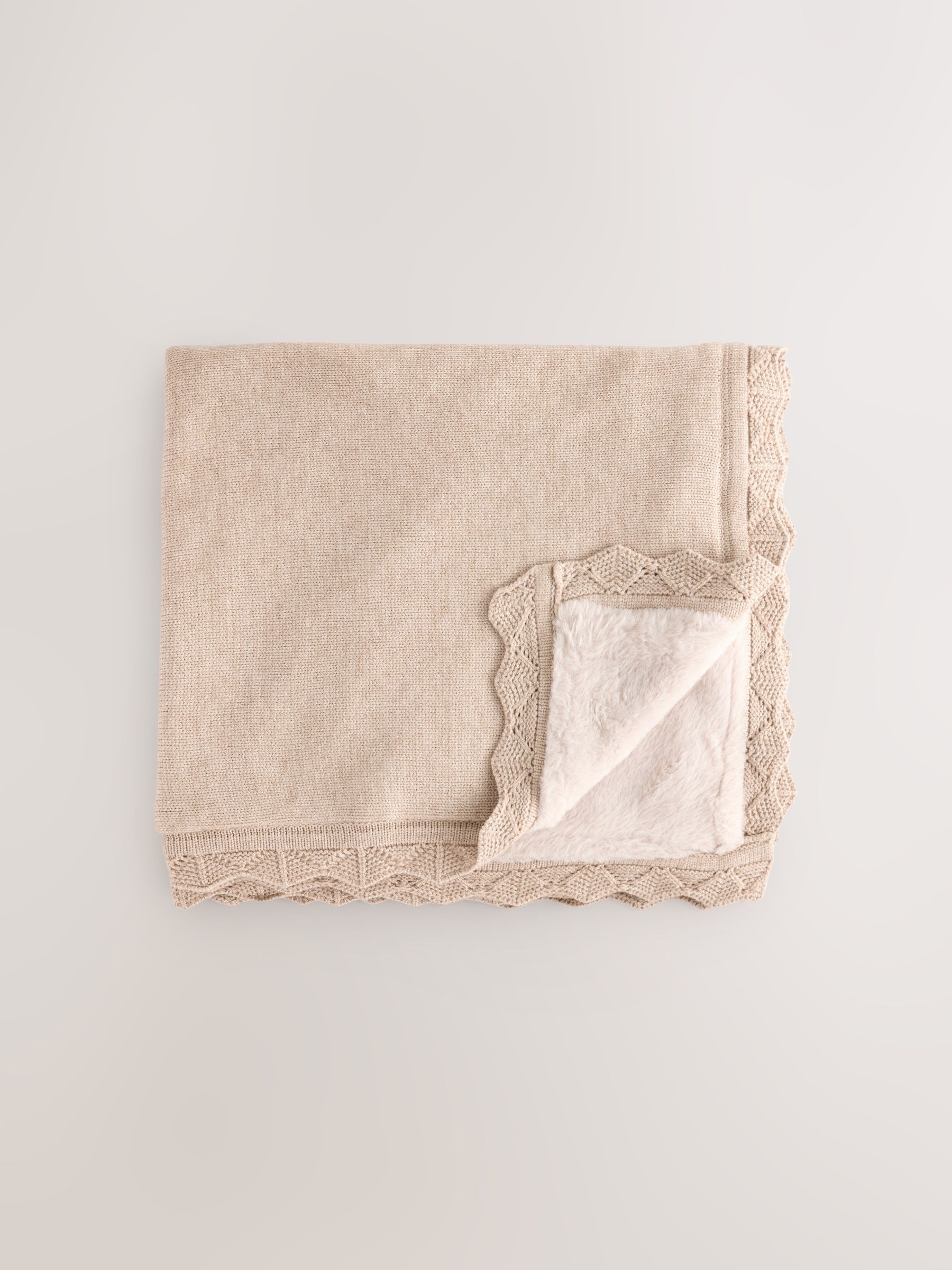 Buy Mink Baby Fleece Blanket from Next United Arab Emirates