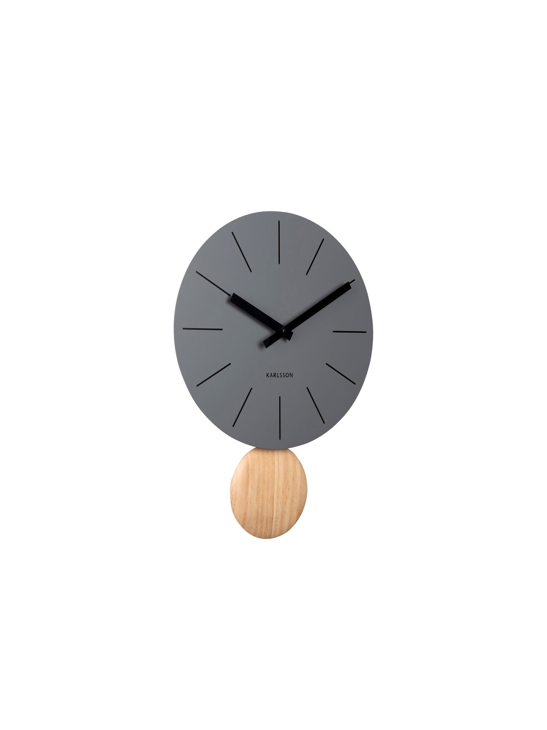 Buy Karlsson Dark Grey Arlo Pendulum Wall Clock from the Next UK online ...
