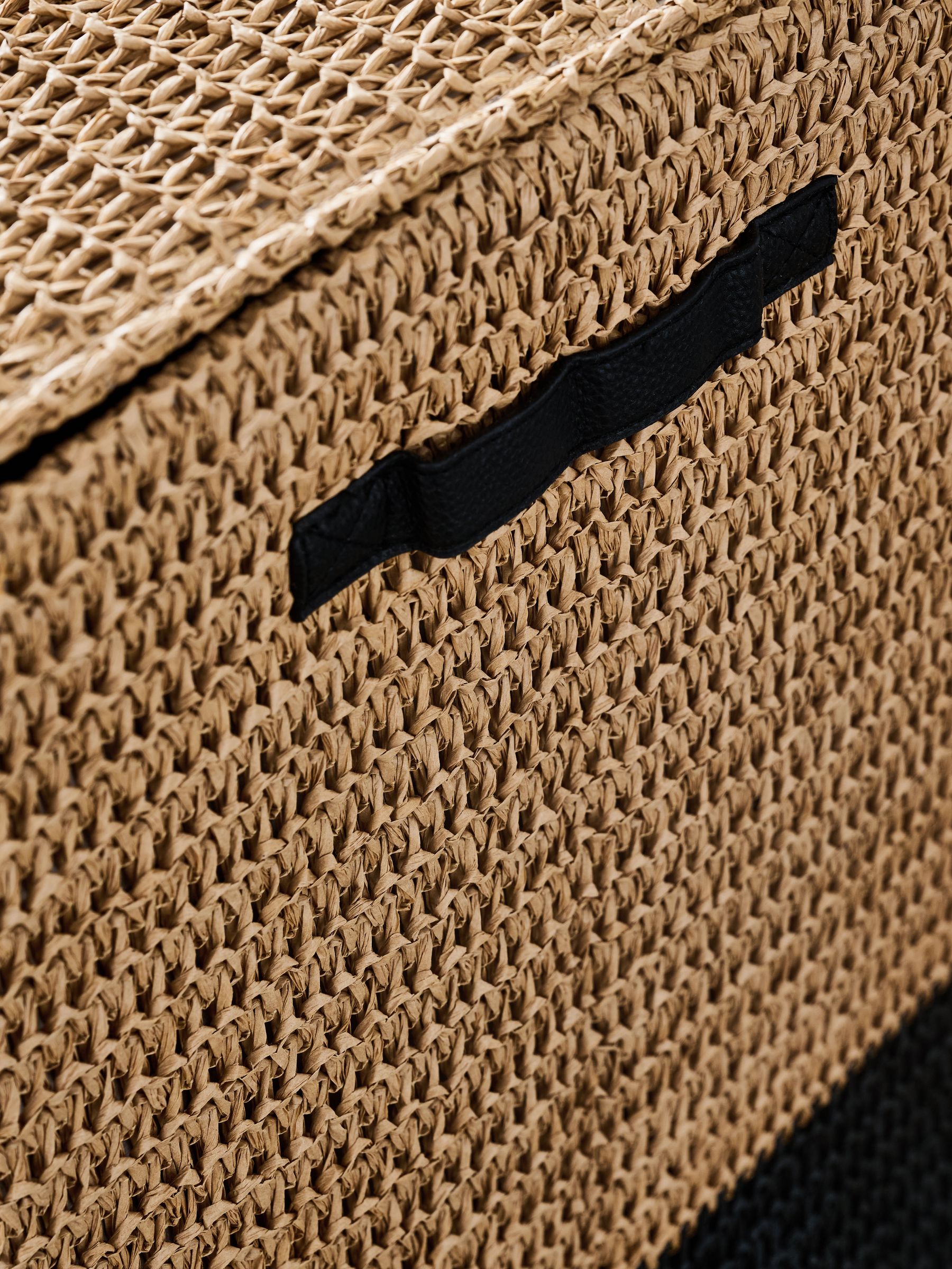 Buy Light Natural Bronx Woven Hamper Laundry Basket Hamper from the ...