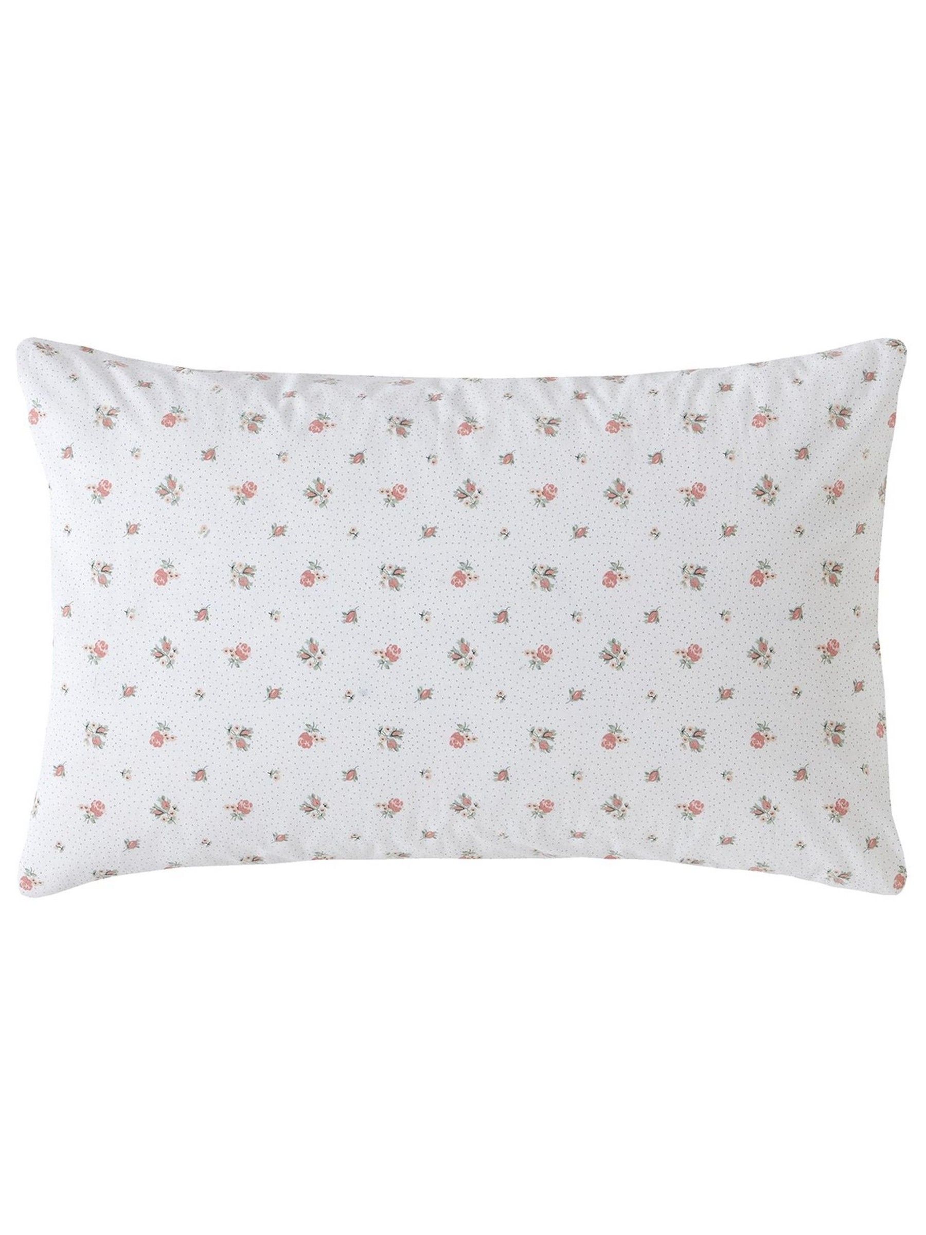 Buy Laura Ashley Antique Pink Mountney Garden 100% Cotton Pillowcases ...