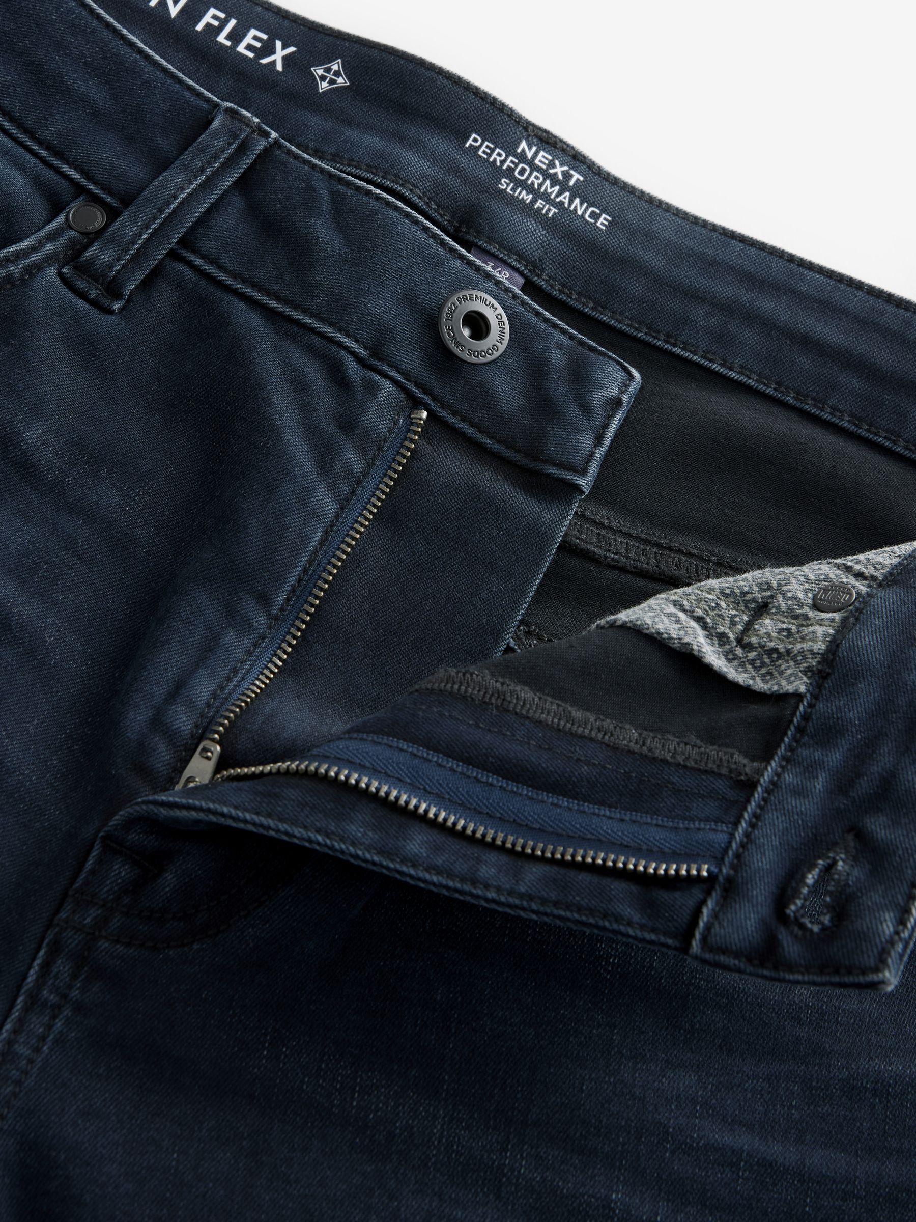 Buy Blue Ink Slim Fit Motionflex Jeans from the Next UK online shop