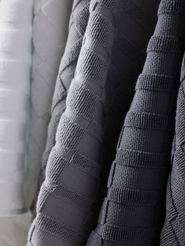 Buy Grey Terry Set of 5 Tea Towels from Next Australia
