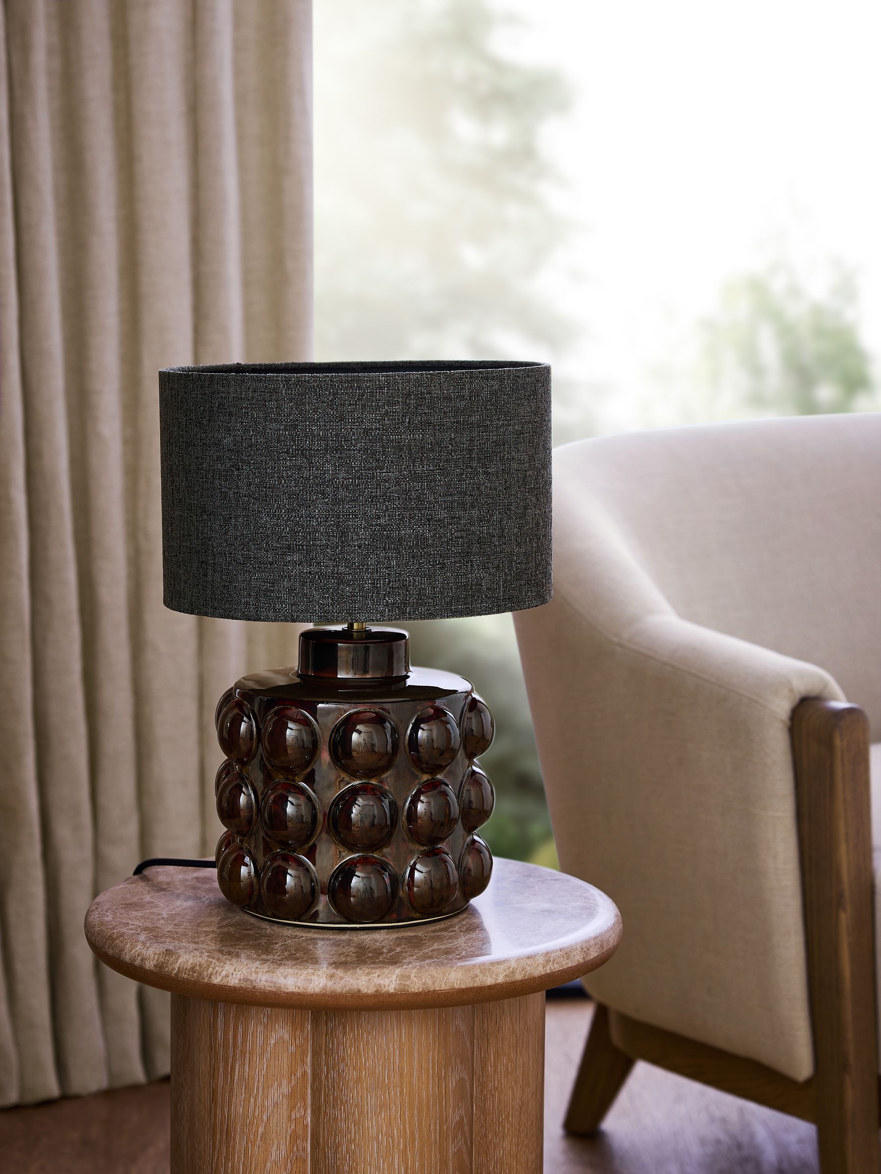 Buy Black N. Premium Bobble Table Lamp from the Next UK online shop