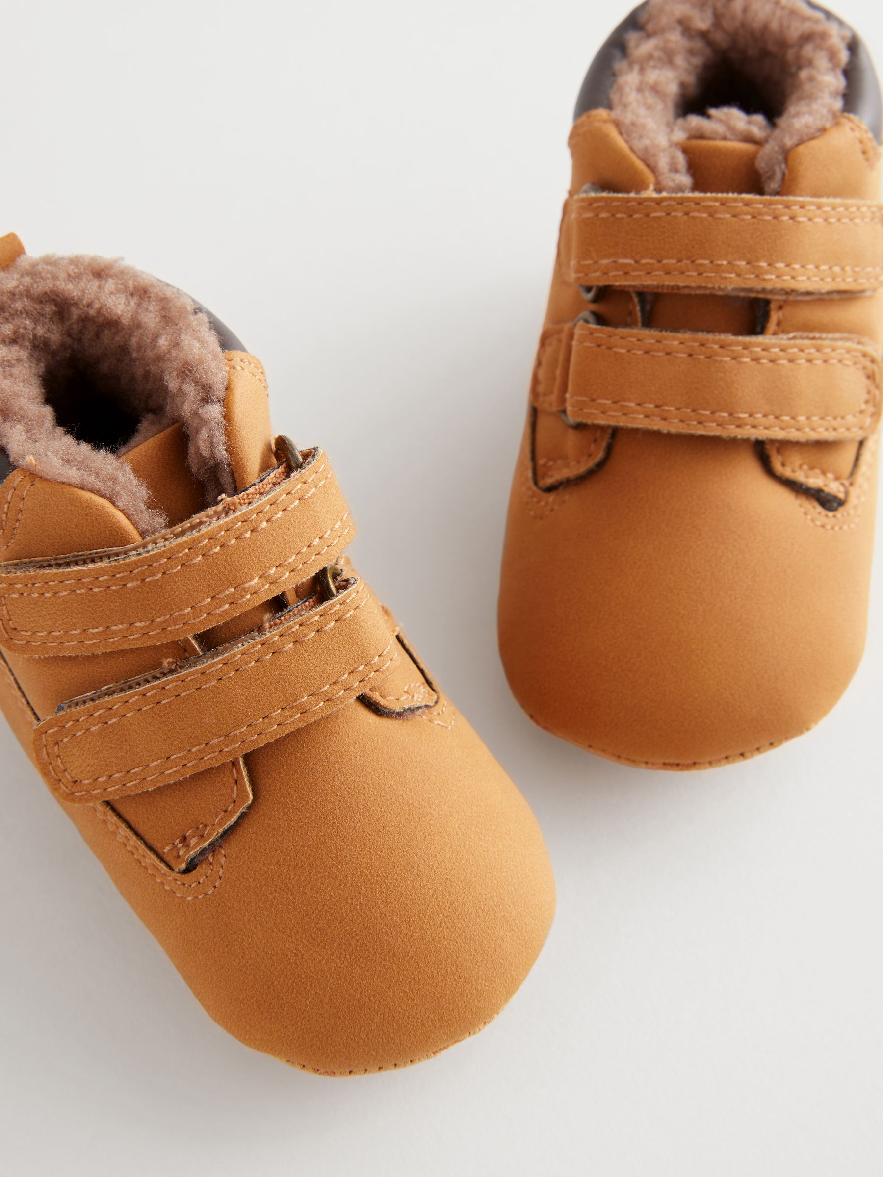 Buy Honey Brown Touch Fastening Baby Work Boots (0-24mths) from the ...