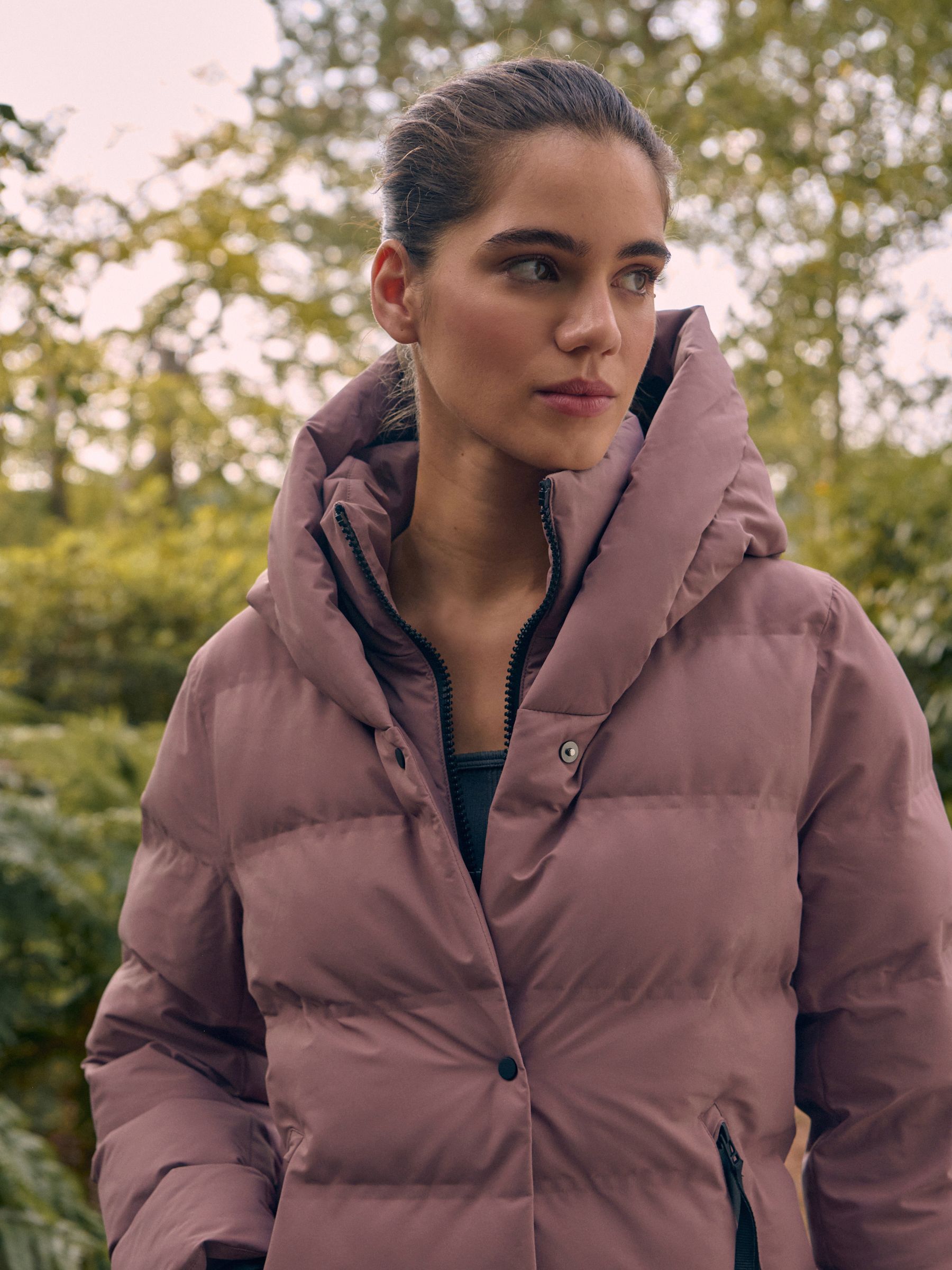 Buy Rose Pink Elements Waterproof Padded Coat from the Next UK online shop