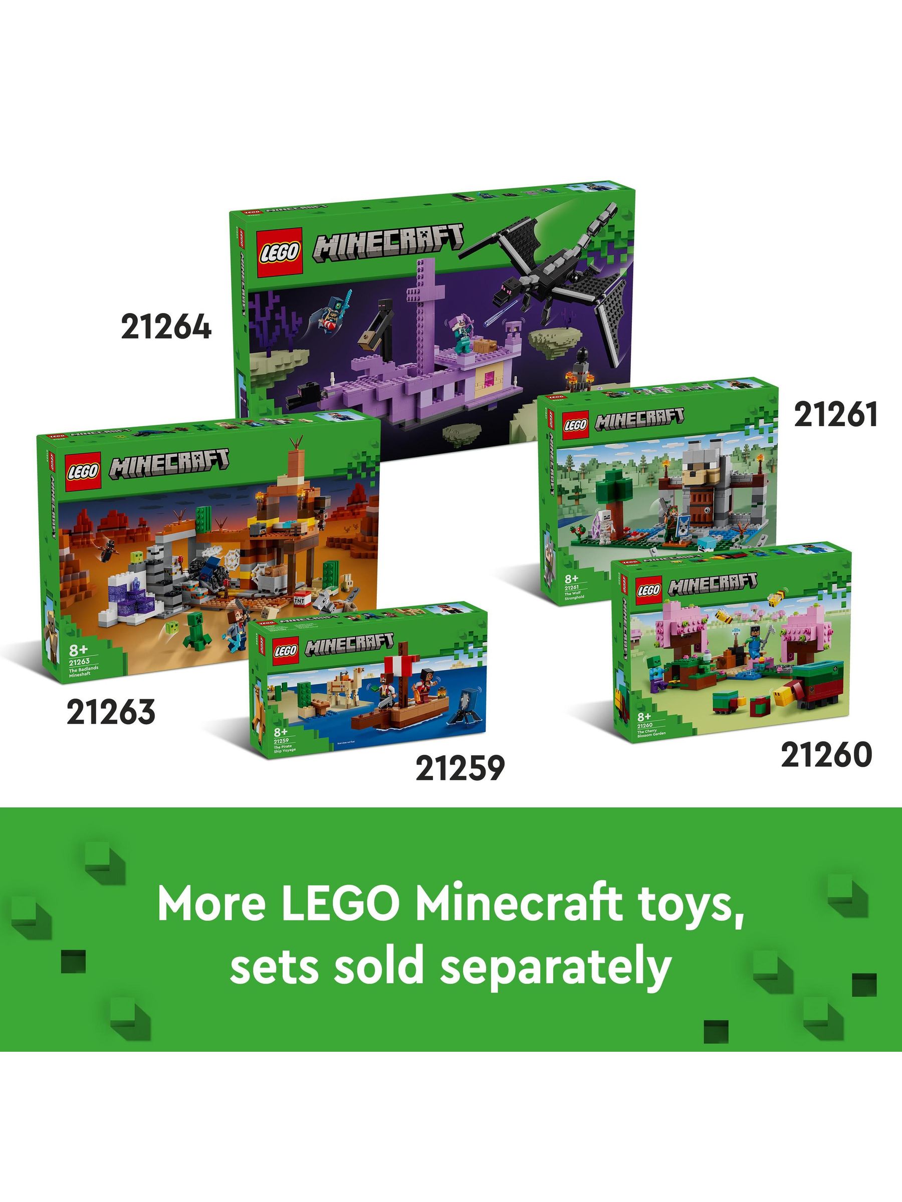 Buy LEGO Minecraft The Badlands Mineshaft Toy Set from the Next UK ...