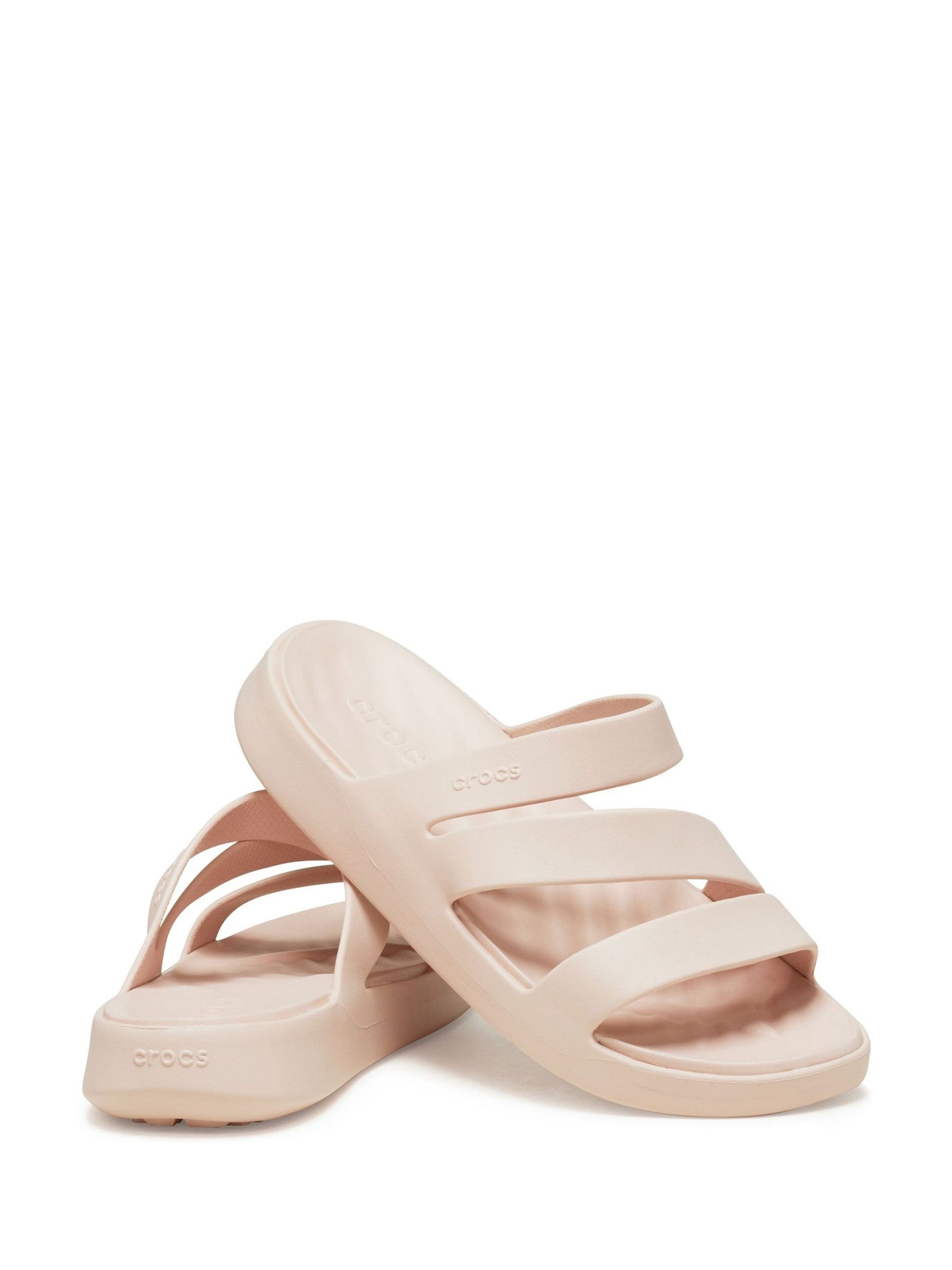 Buy Crocs Cream Getaway Strappy Sandals from the Next UK online shop