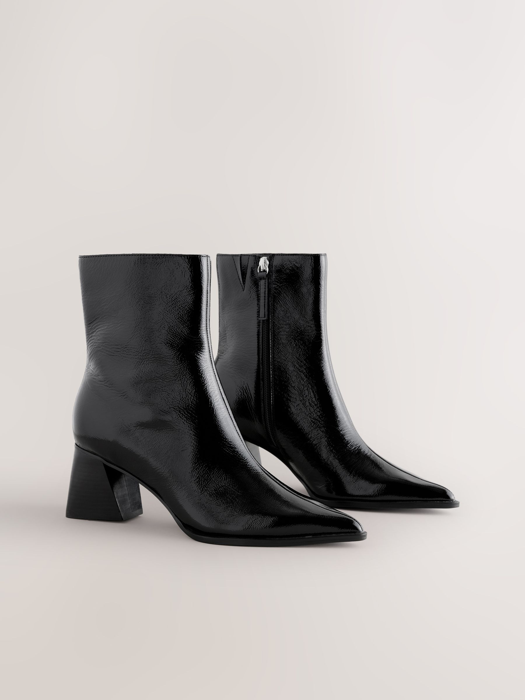 Buy Black Block Heeled Ankle Boots from the Next UK online shop