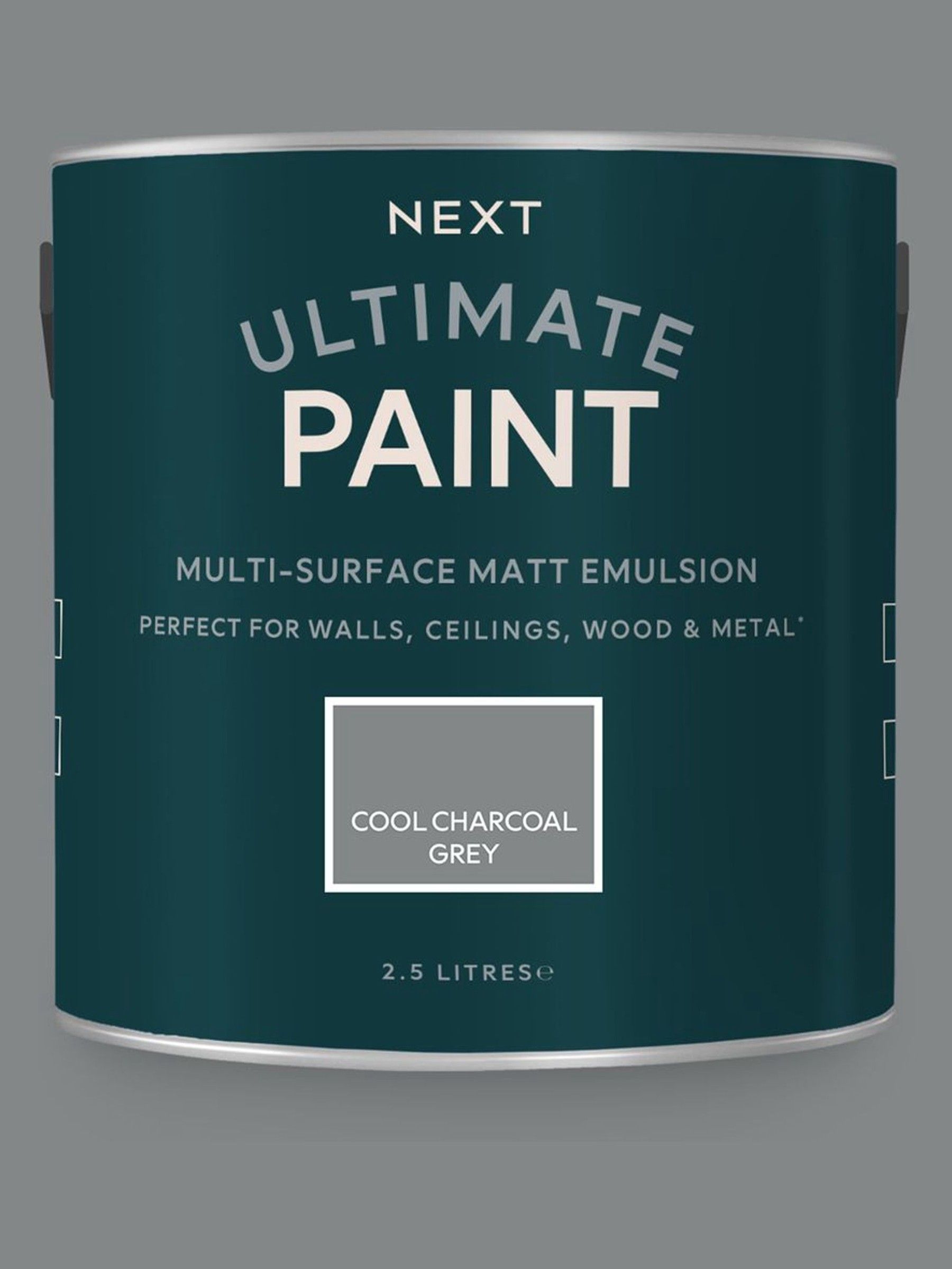 Buy Cool Charcoal Grey Ultimate Multi-Surface 2.5L Paint from the Next ...