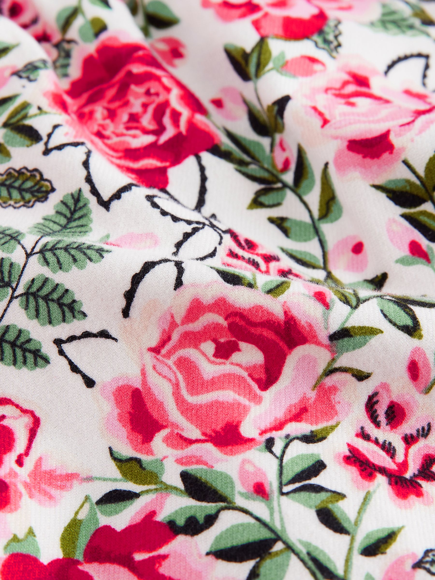 Buy Ecru White Cath Kidston Woven Button Through Floral Pyjamas from ...