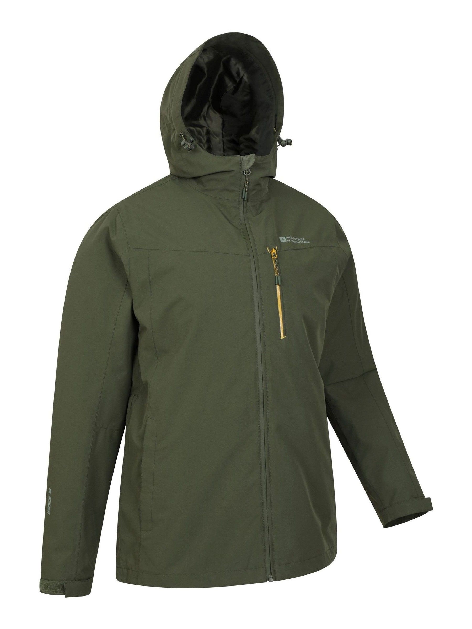 Buy Mountain Warehouse Forest Green Brisk Extreme Waterproof Jacket ...