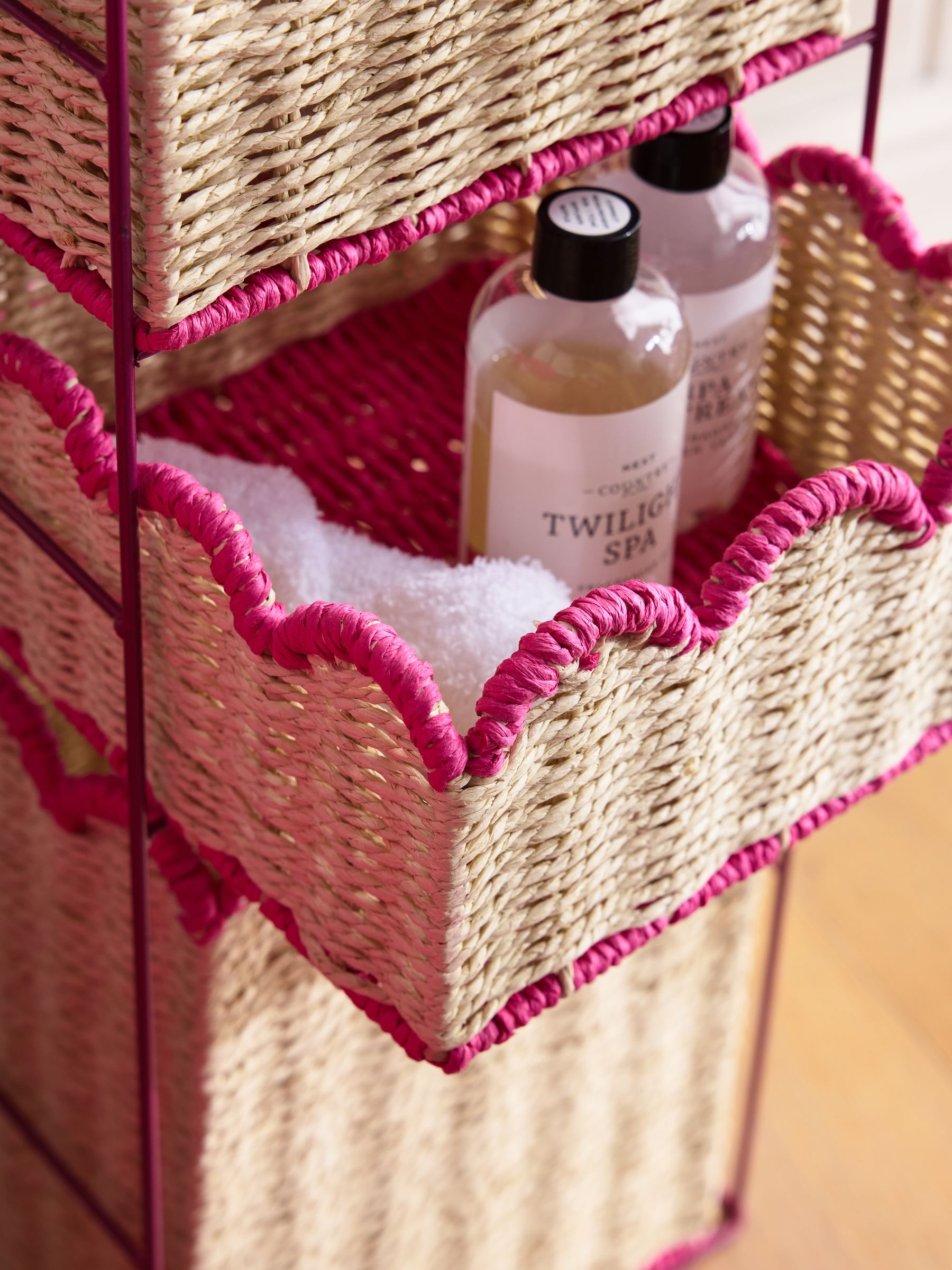 Buy Natural Scallop Edge Woven Storage Drawers from the Next UK online shop