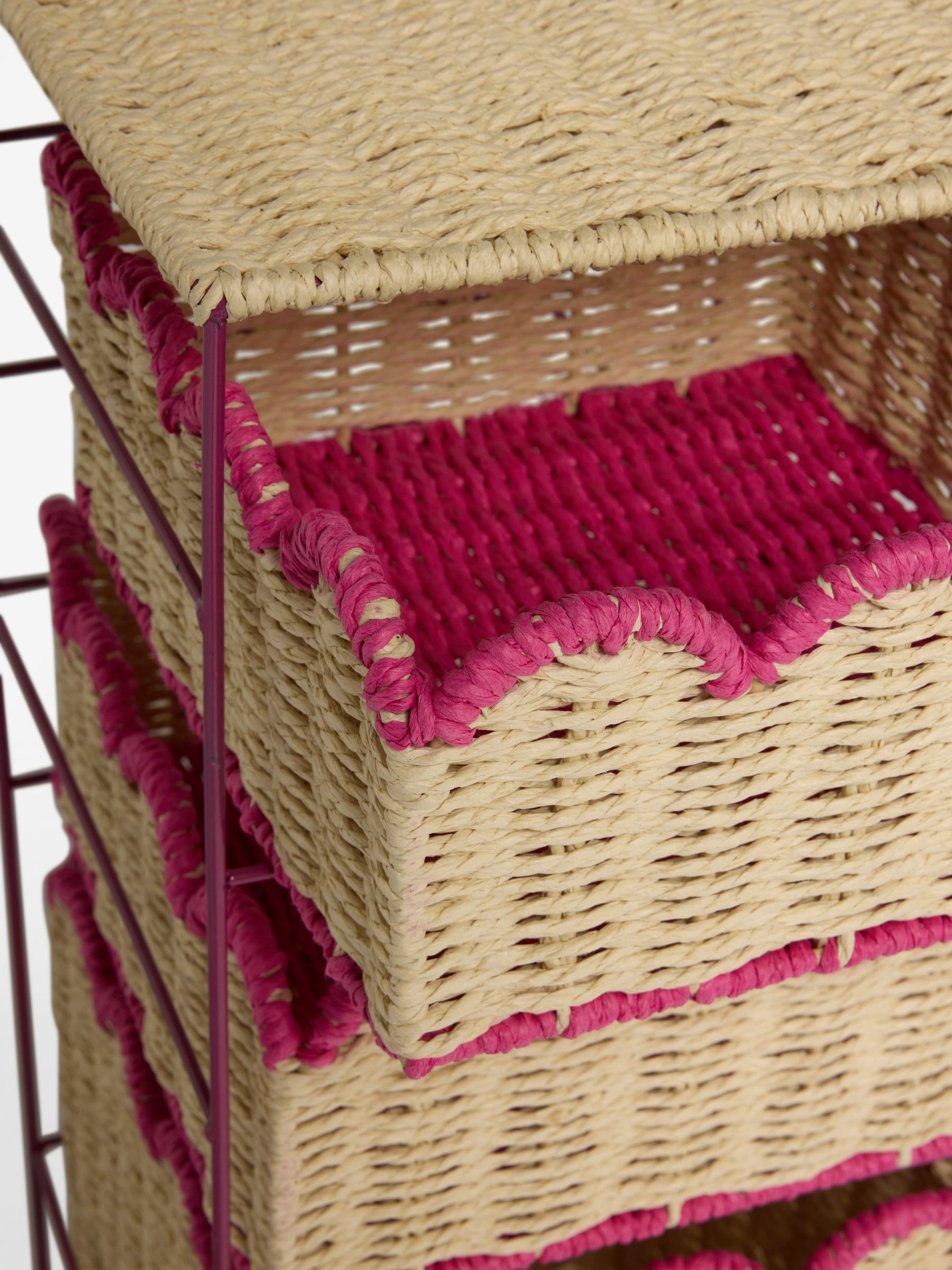 Buy Natural Scallop Edge Woven Storage Drawers from the Next UK online shop