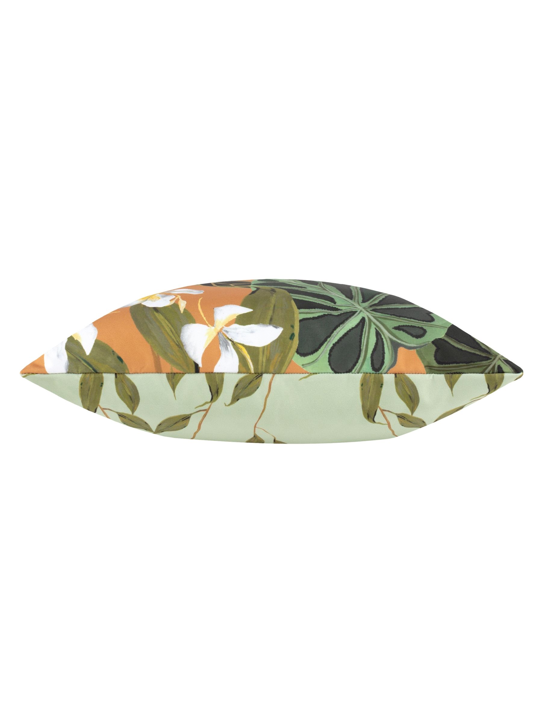 Buy Wylder Tropics Multicolour Kali Leaves Tropical Outdoor Cushion ...
