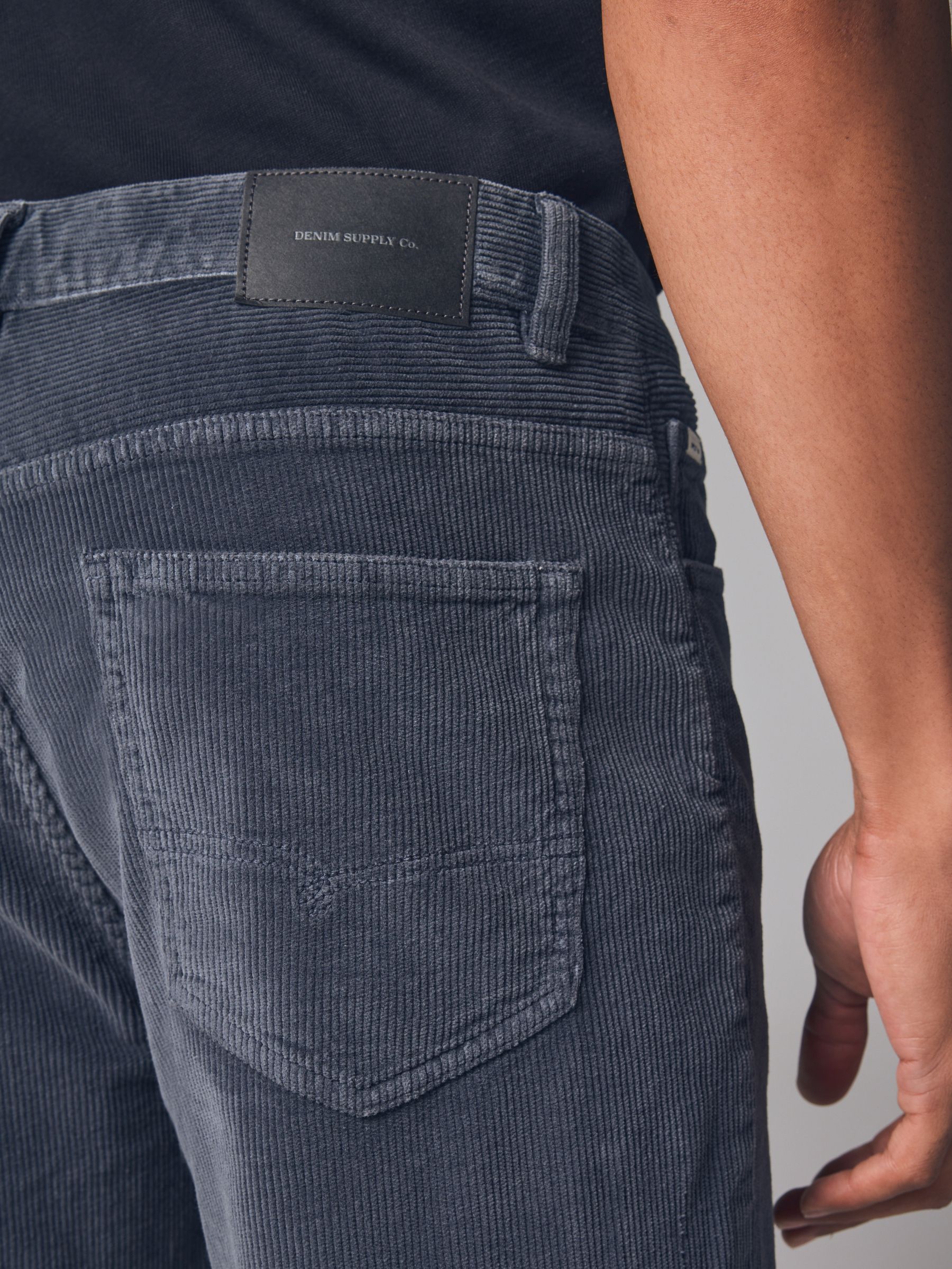 Buy Steel Blue Regular Fit Corduroy 5 Pocket Trousers from the Next UK ...