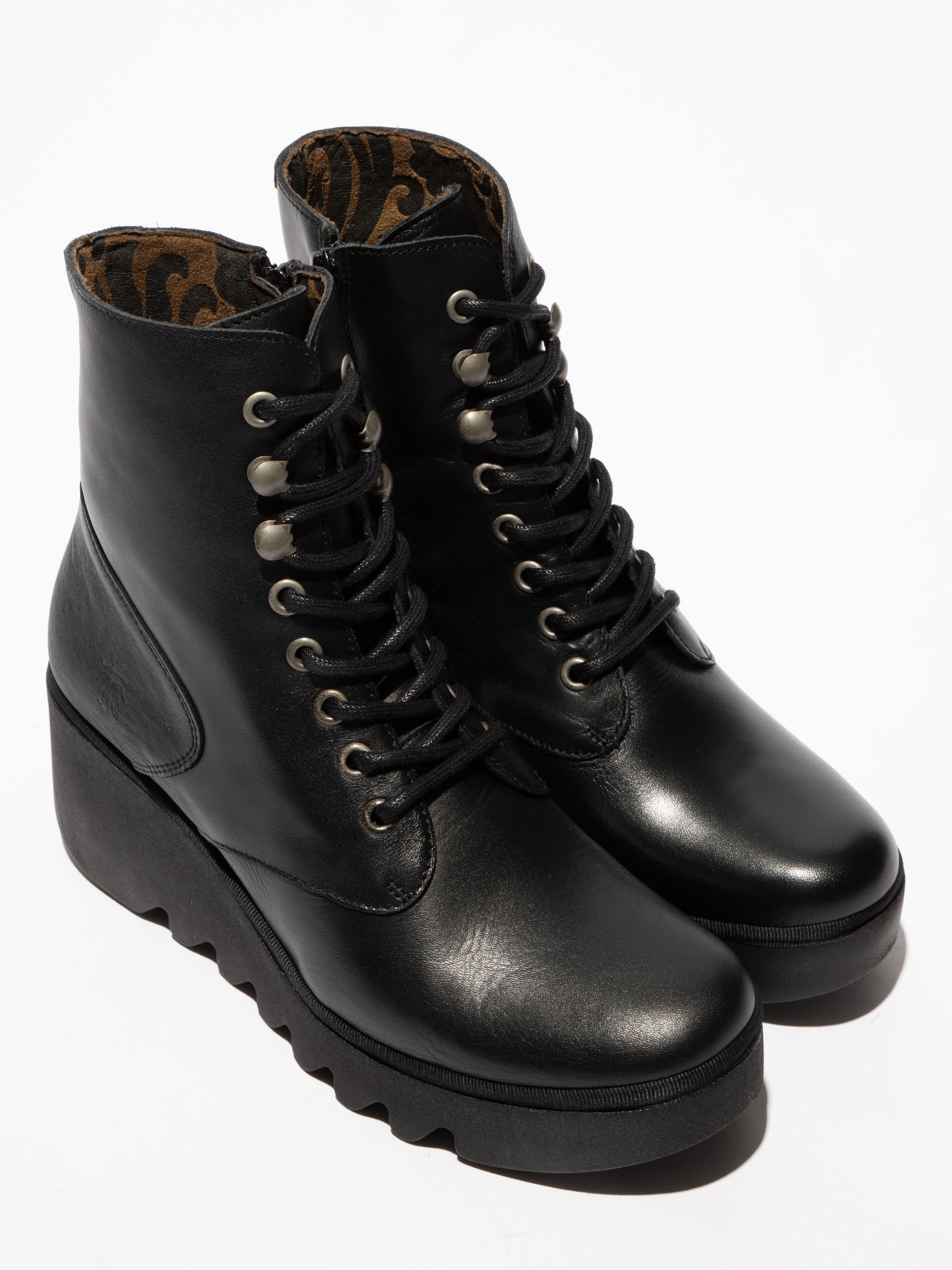 Buy Fly London Birr Lace-Up Ankle Black Boots from Next USA Buy Fly London Birr Lace-Up Ankle Black Boots from Next USA