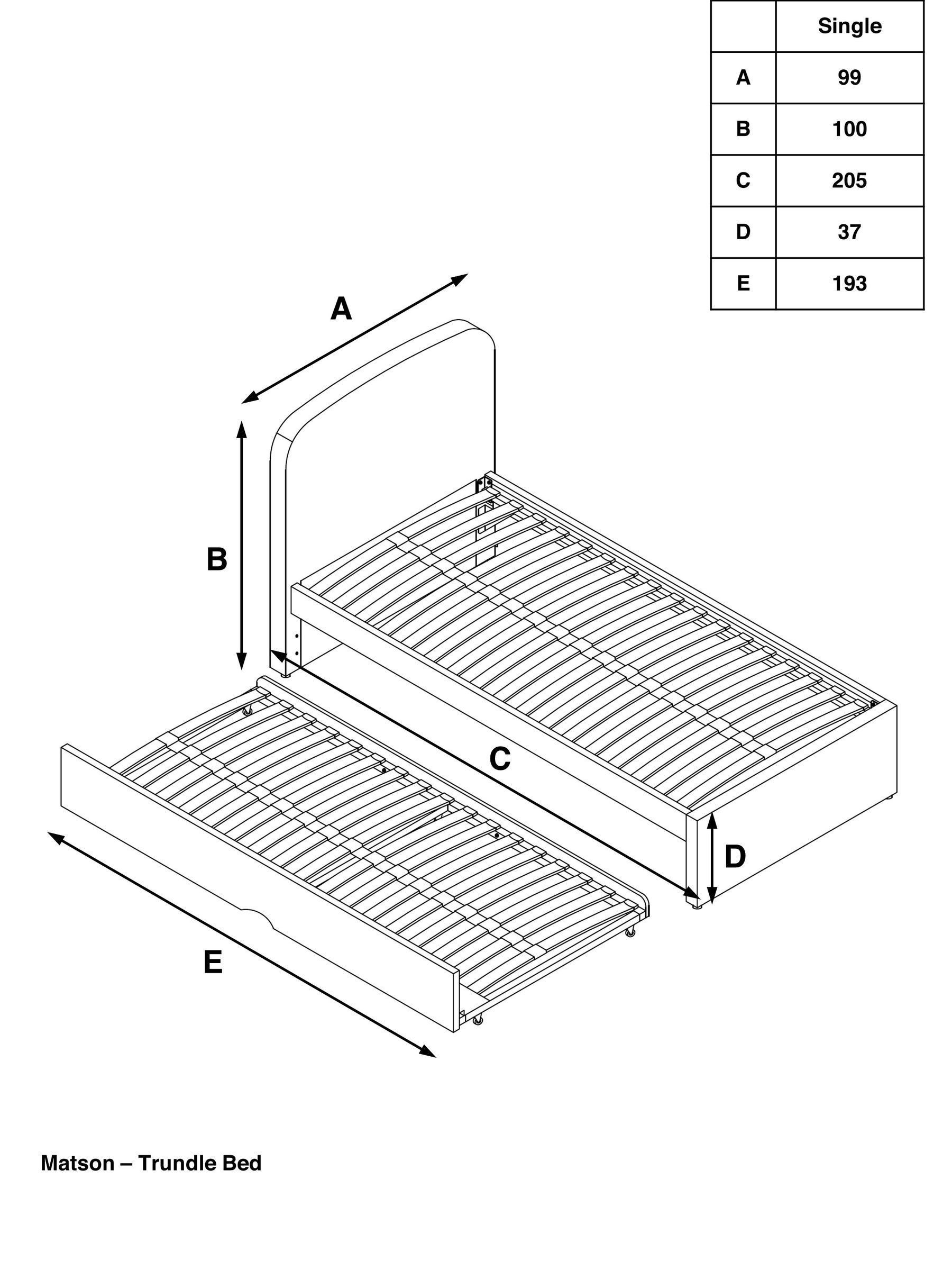 Buy Soft Velvet Sage Green Kids Matson Trundle Upholstered Bed from the ...