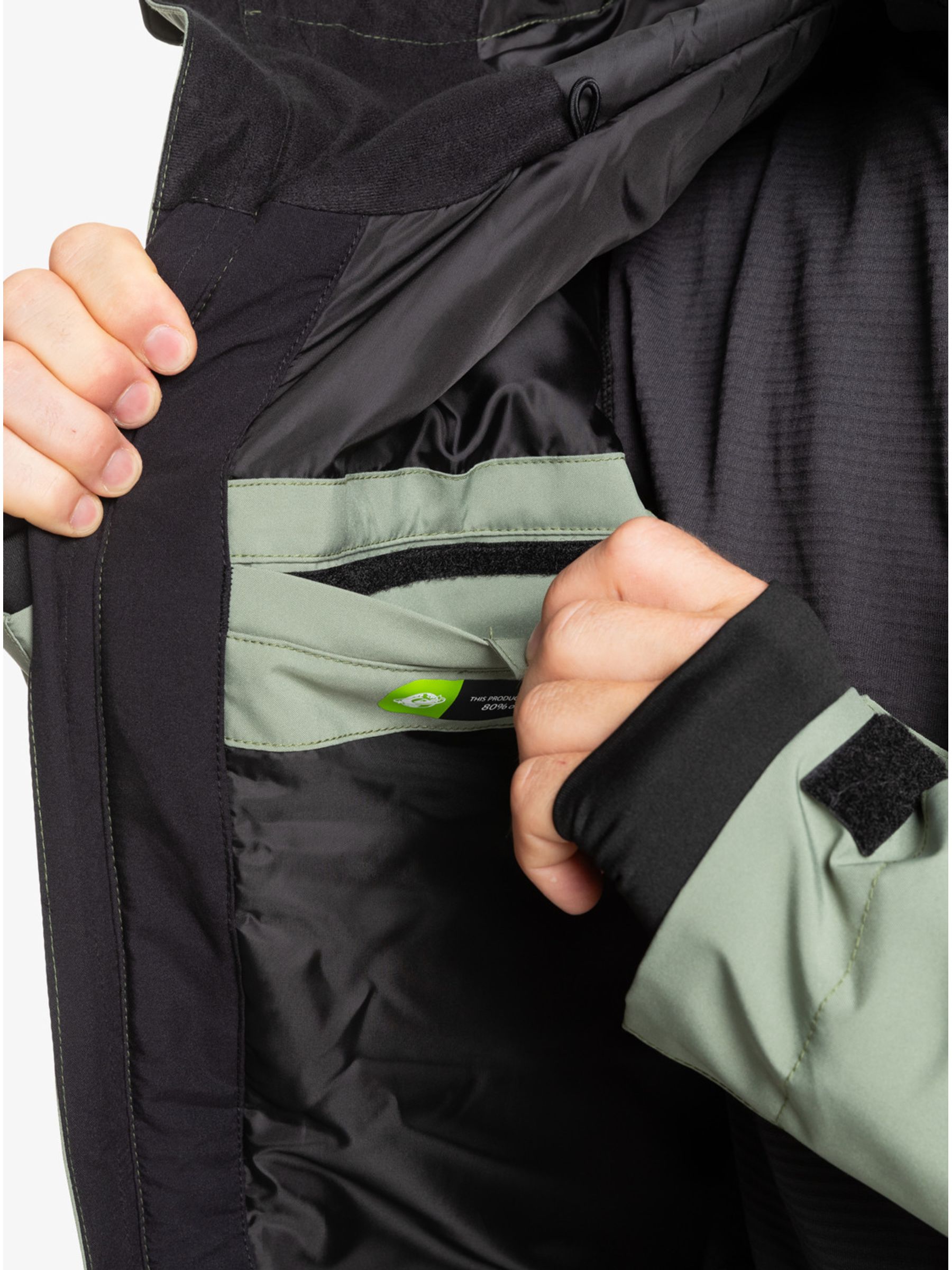 Buy Quiksilver Green Mission Solid Ski Jacket from the Next UK online shop