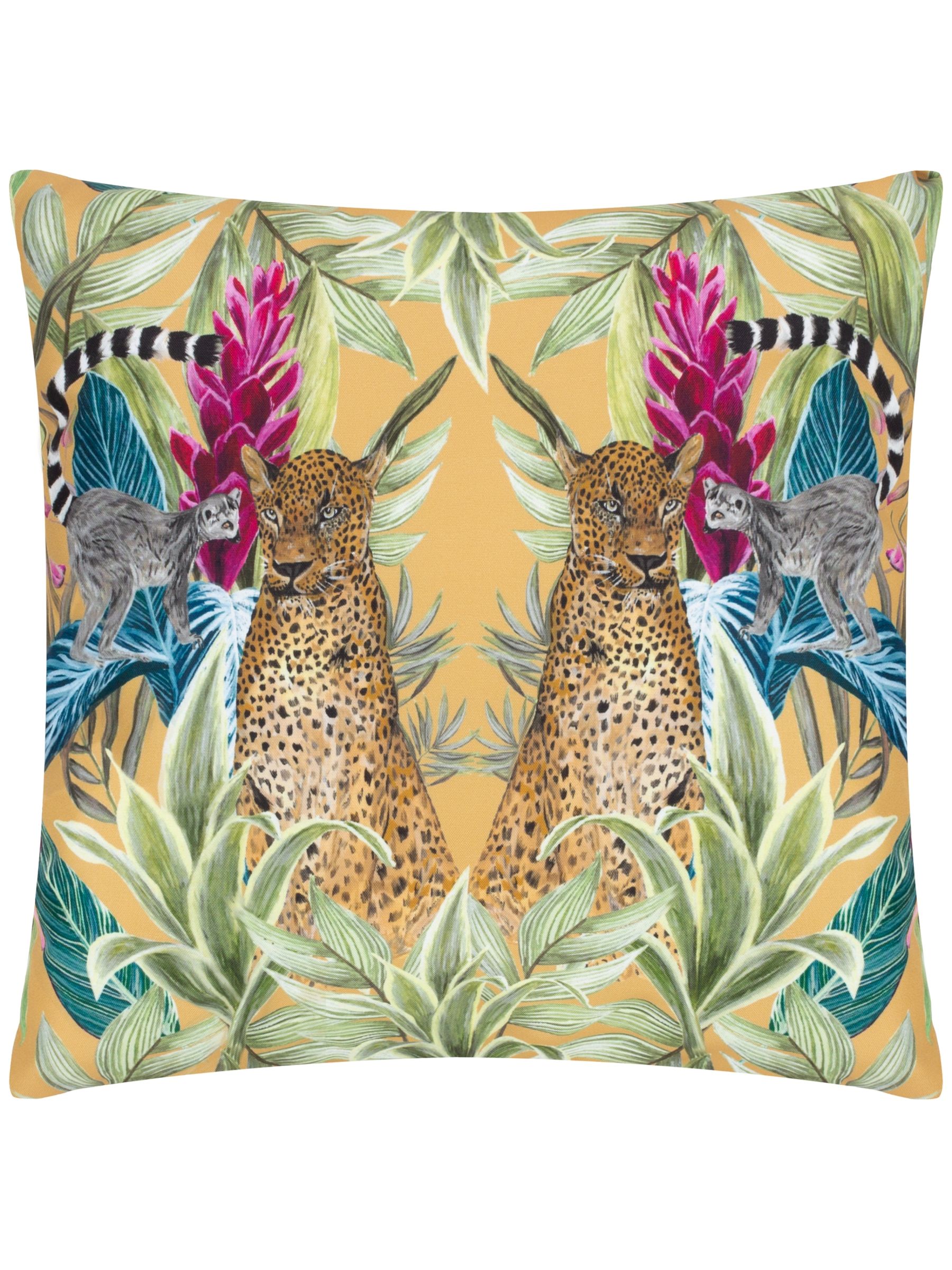 Buy Wylder Multicolour Kali Leopards Tropical Outdoor Cushion from the ...