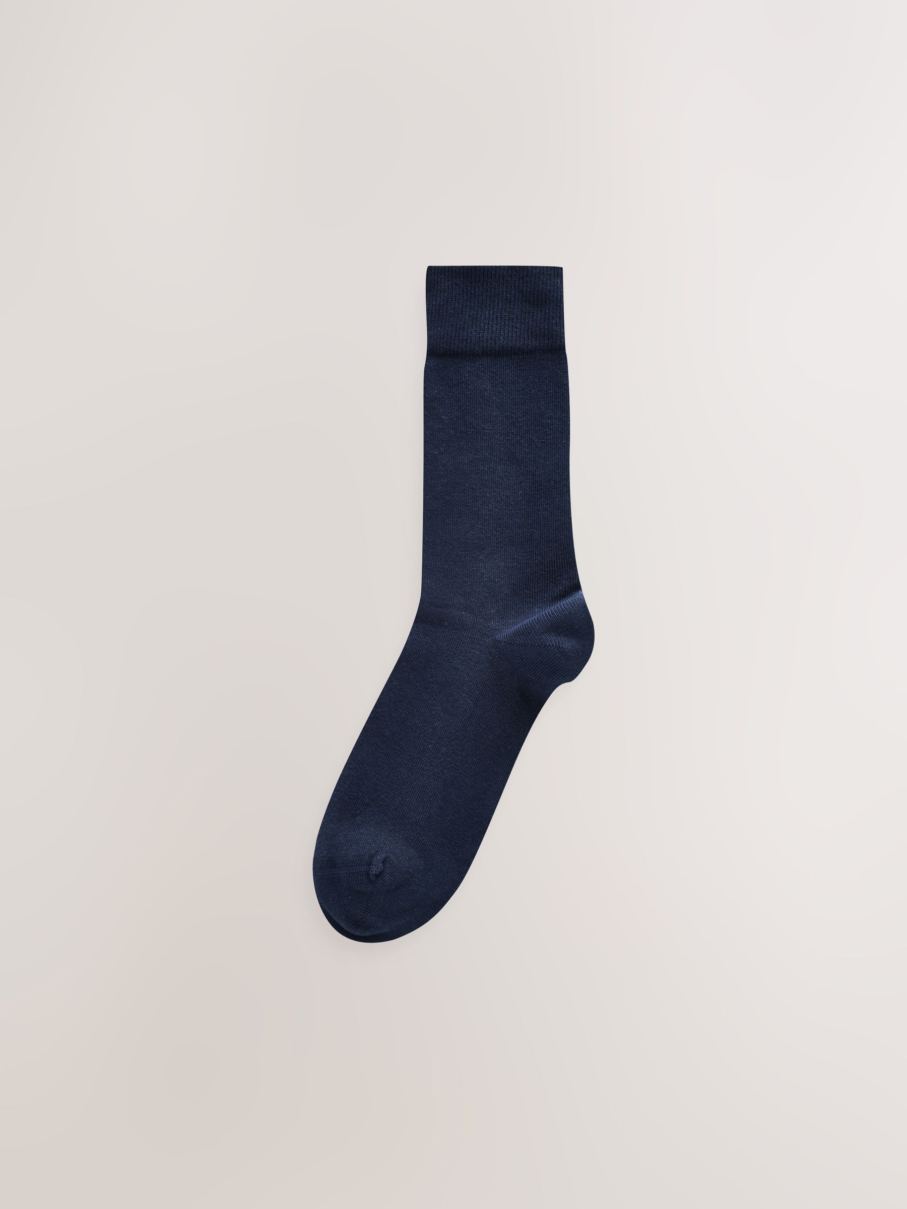 Buy Navy Blue/Grey Pattern 12 Pack Cotton Rich Socks from the Next UK ...