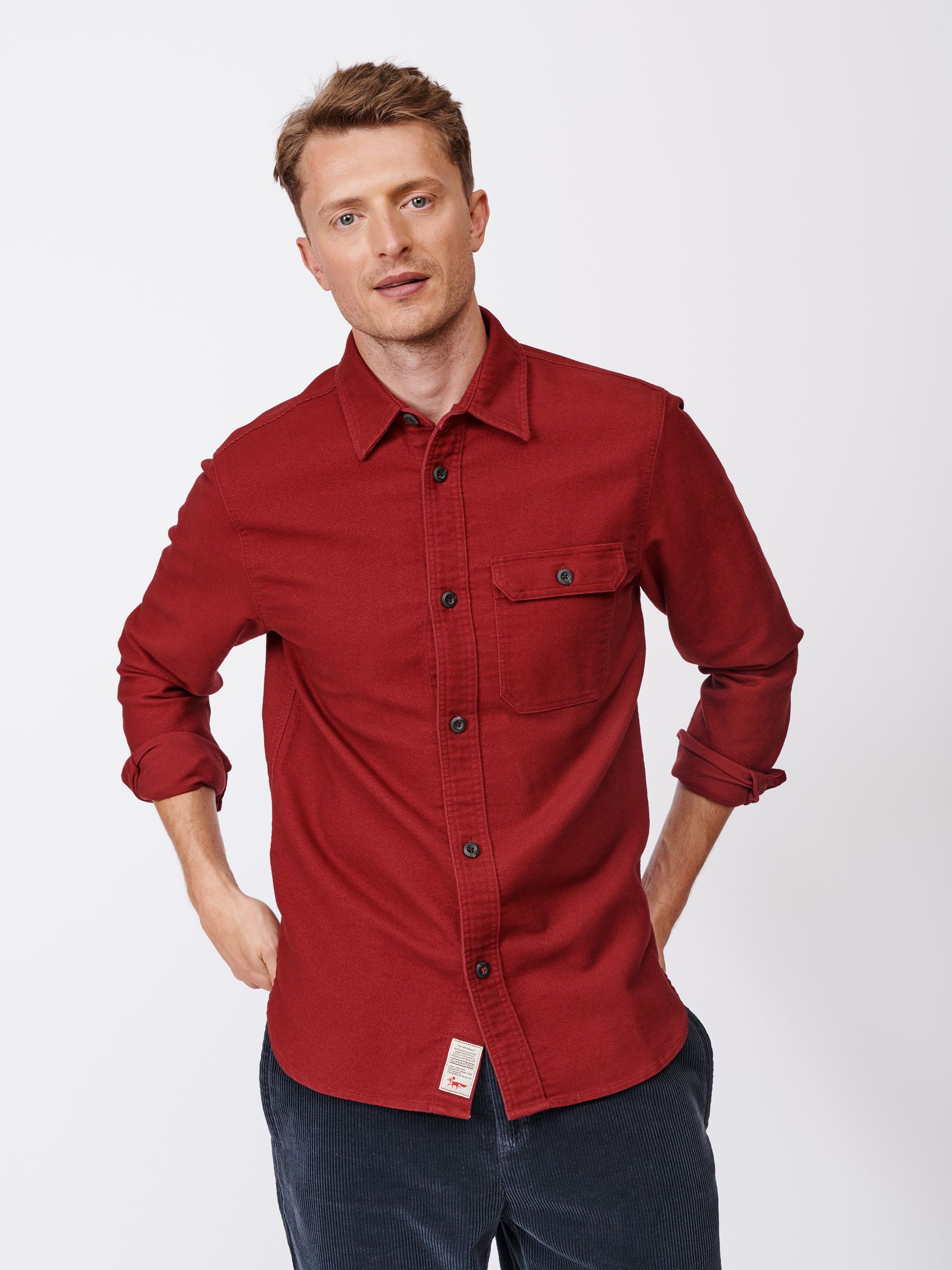 Buy Aubin Stubton Moleskin Overshirt from the Next UK online shop