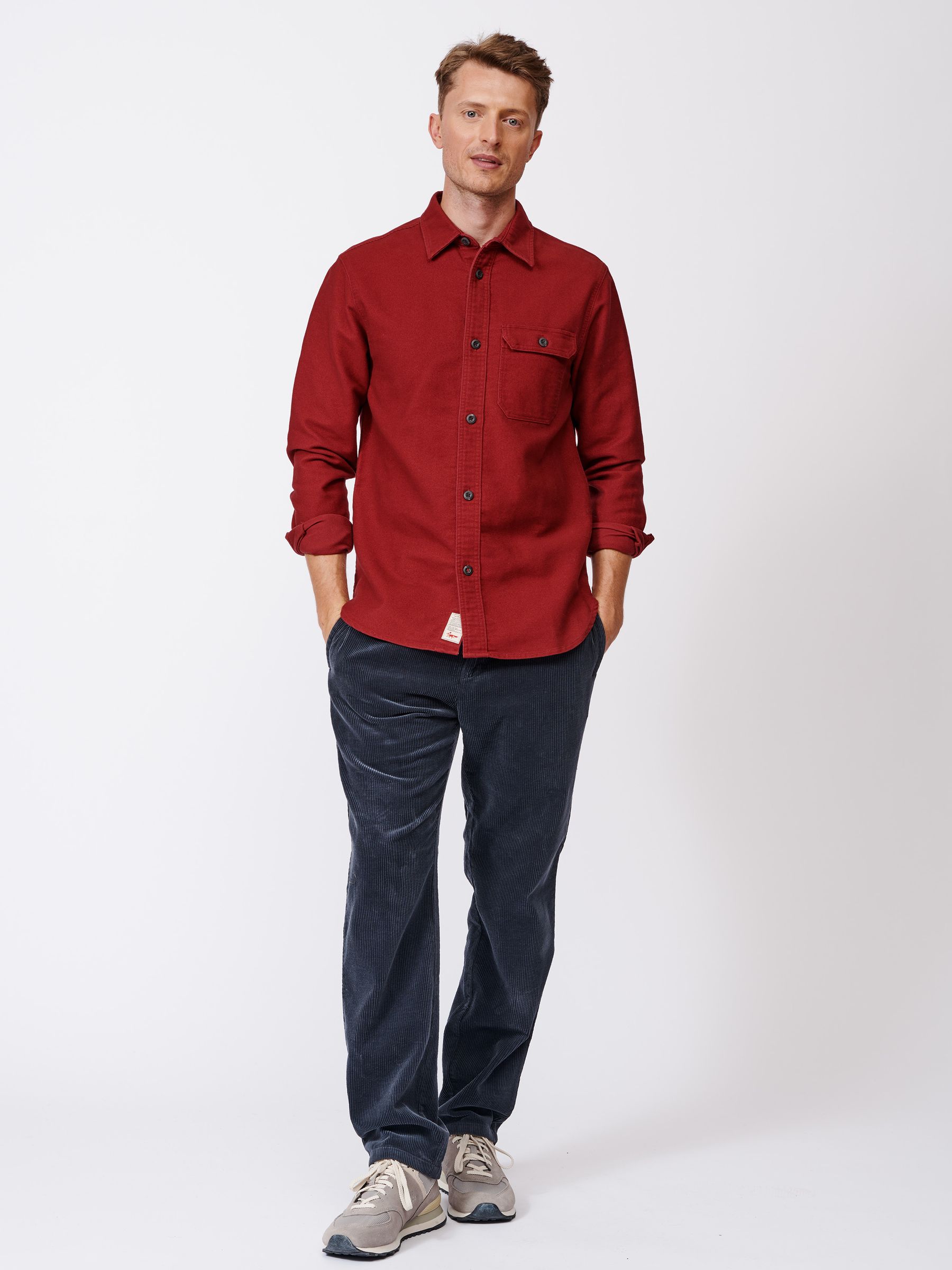 Buy Aubin Stubton Moleskin Overshirt from the Next UK online shop