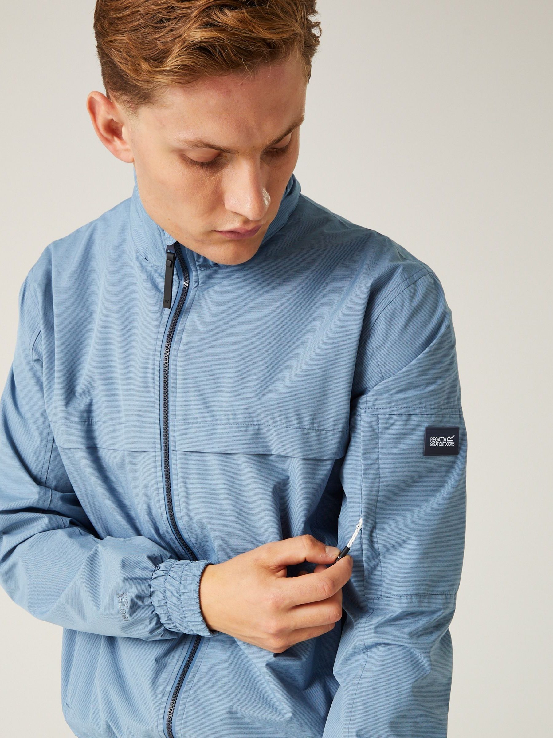 Buy Regatta Light Blue Shorebay II Waterproof Jacket from the Next UK ...