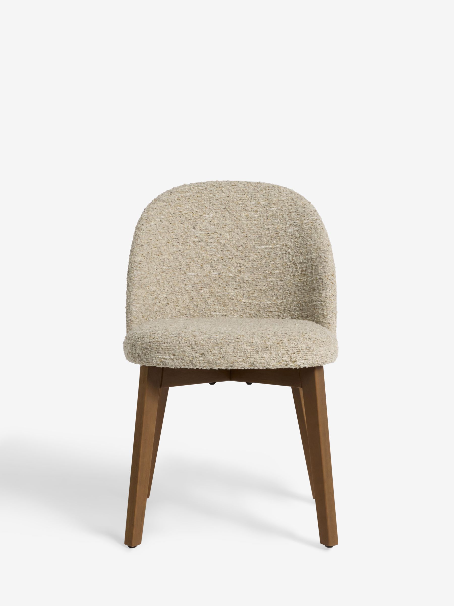 Buy Set of 2 Tweedy Boucle Mink Preston Dark Wood Leg Dining Chairs ...