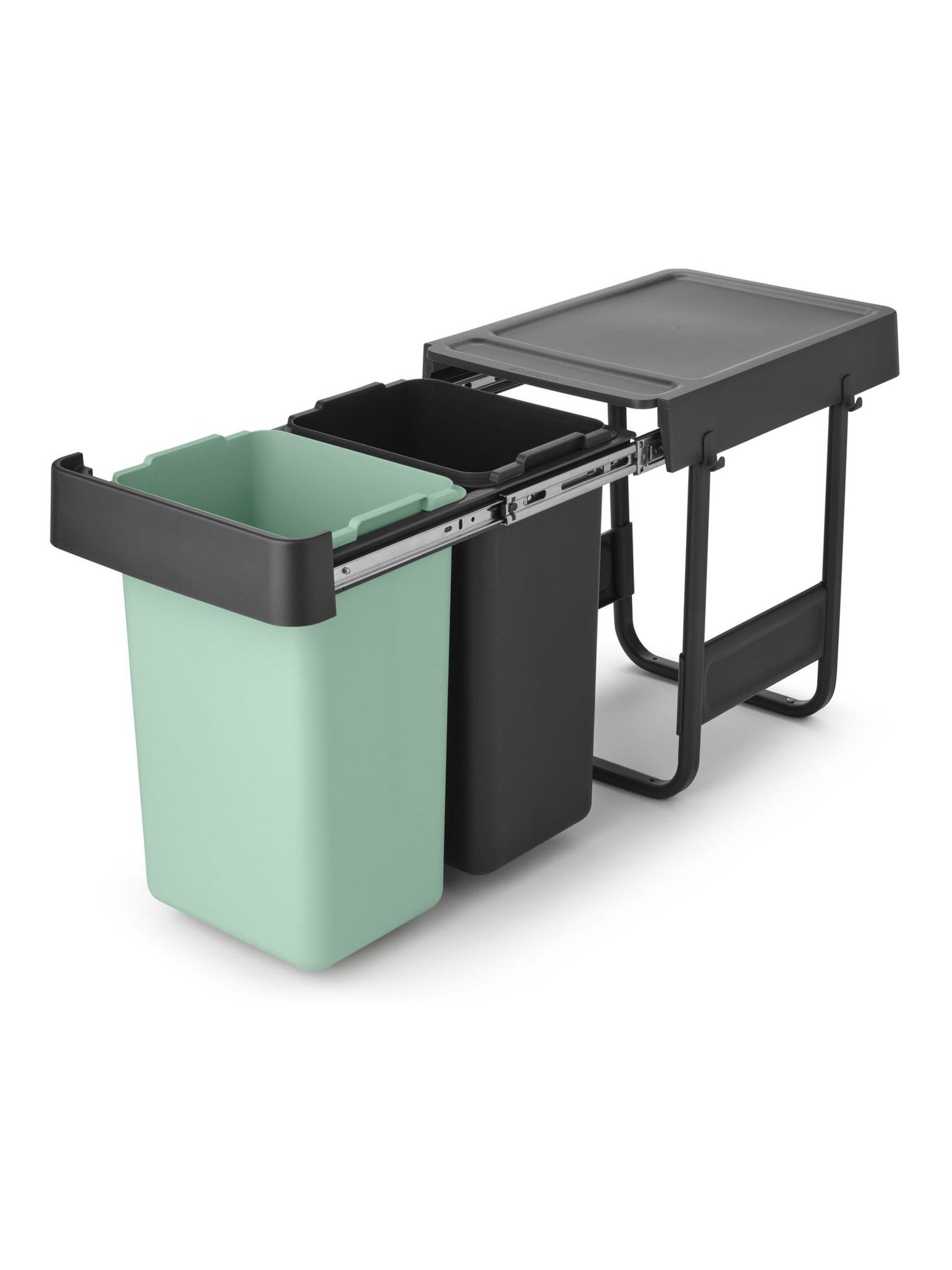 Buy Brabantia Dark Grey Sort And Go Built-in Bin 2x15L from the Next UK ...