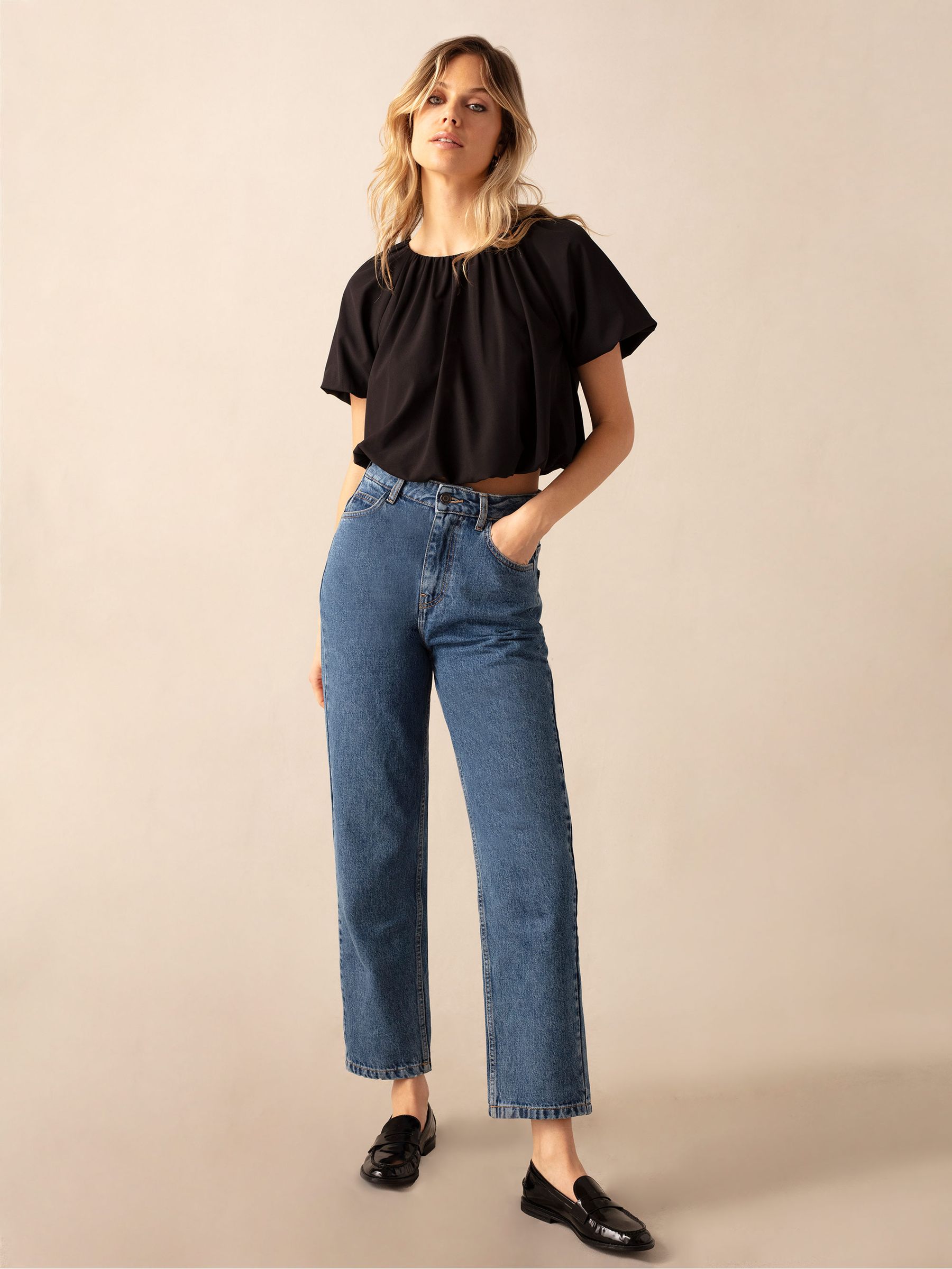 Buy Ro&Zo Black Parachute Top from the Next UK online shop
